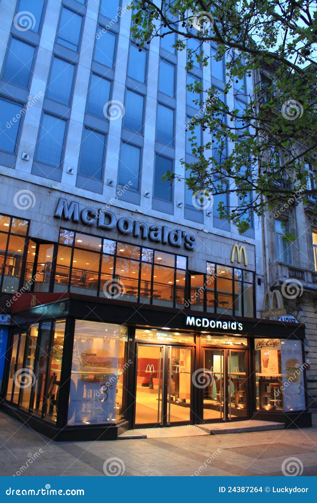 McDonalds at Paris editorial stock image. Image of brand - 24387264
