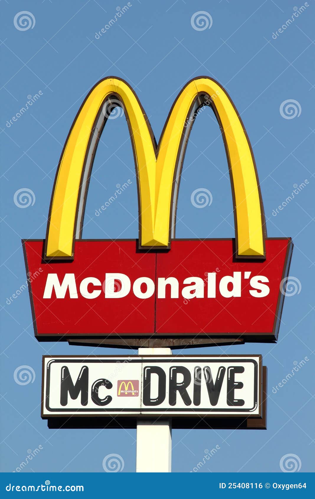 McDonalds Sign Editorial Photo - Image: 25408116