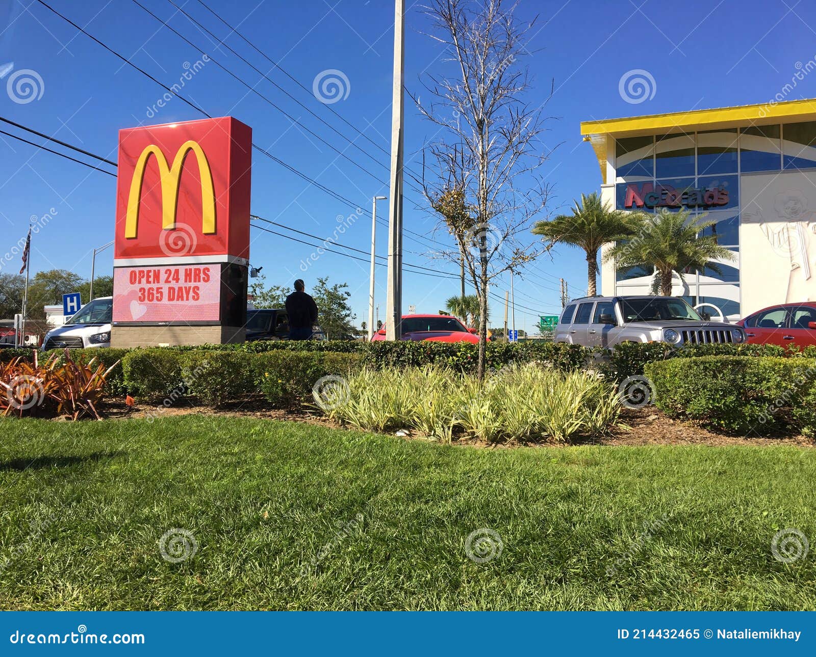 McDonalds Sign - Open 24 Hours 365 Days, Orlando, Florida, USA ... McDonalds Sign - Open 24 Hours 365 Days, Orlando, Florida, USA ...