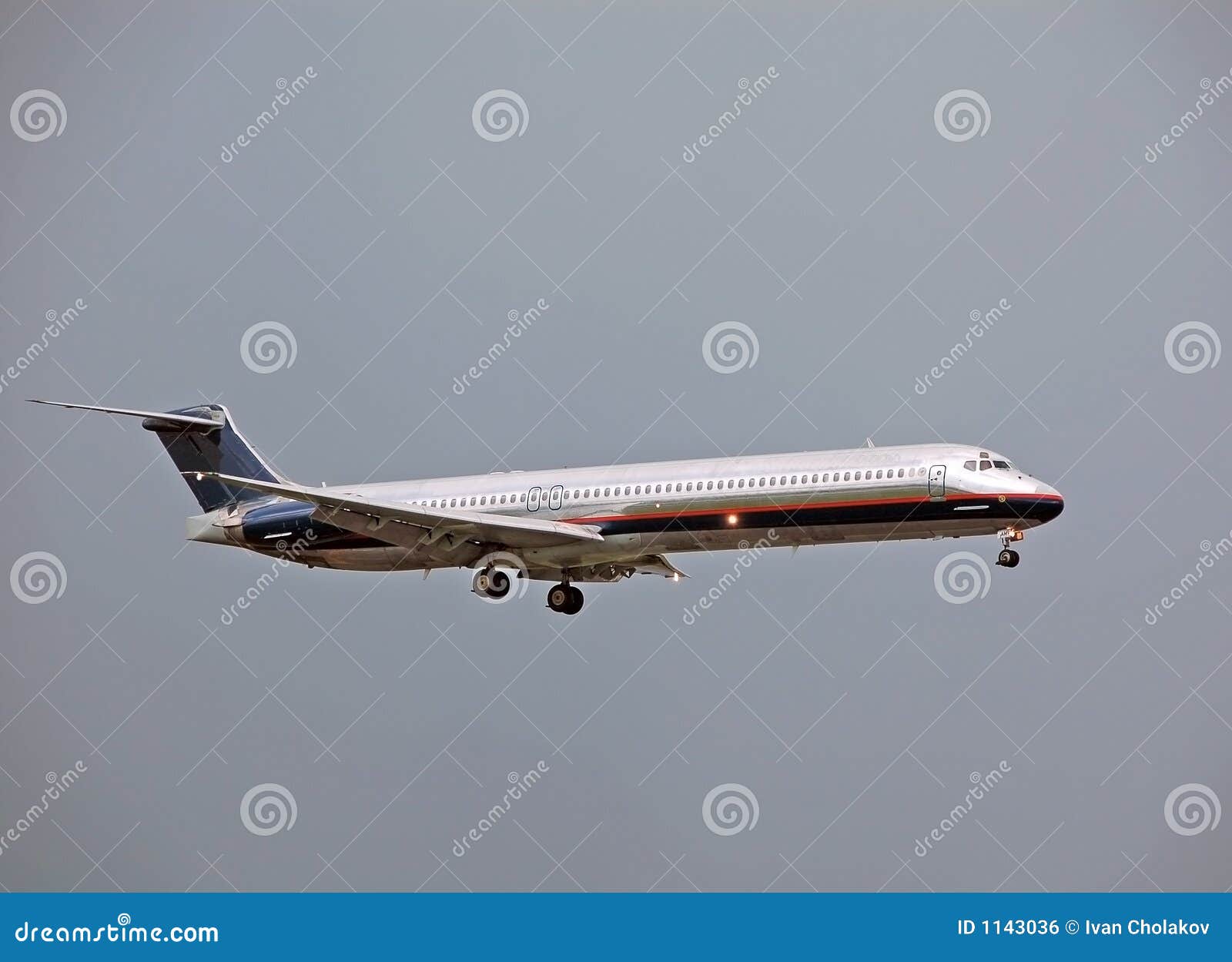 Mcdonell Douglas DC-9 (MD-80) Jetliner Stock Photo - Image of travel ...