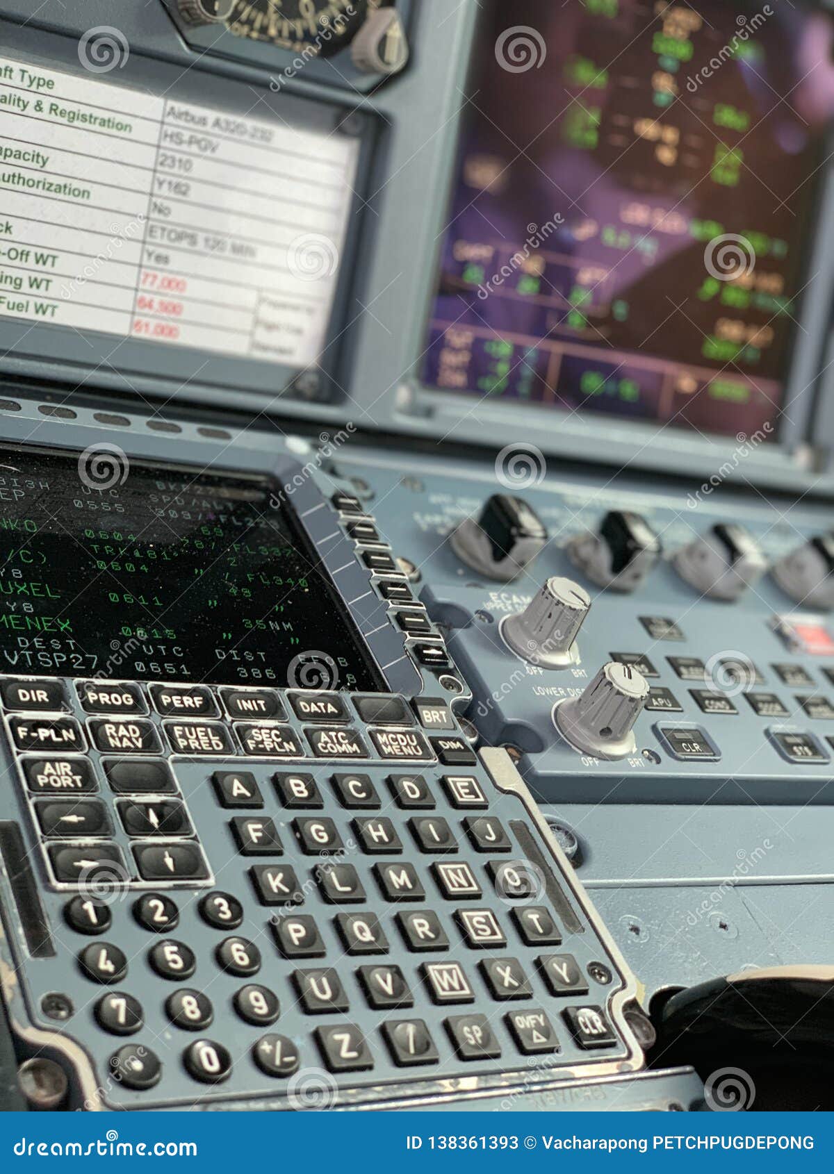 Airbus cockpit stock image. Image of technology, airplane - 138361393