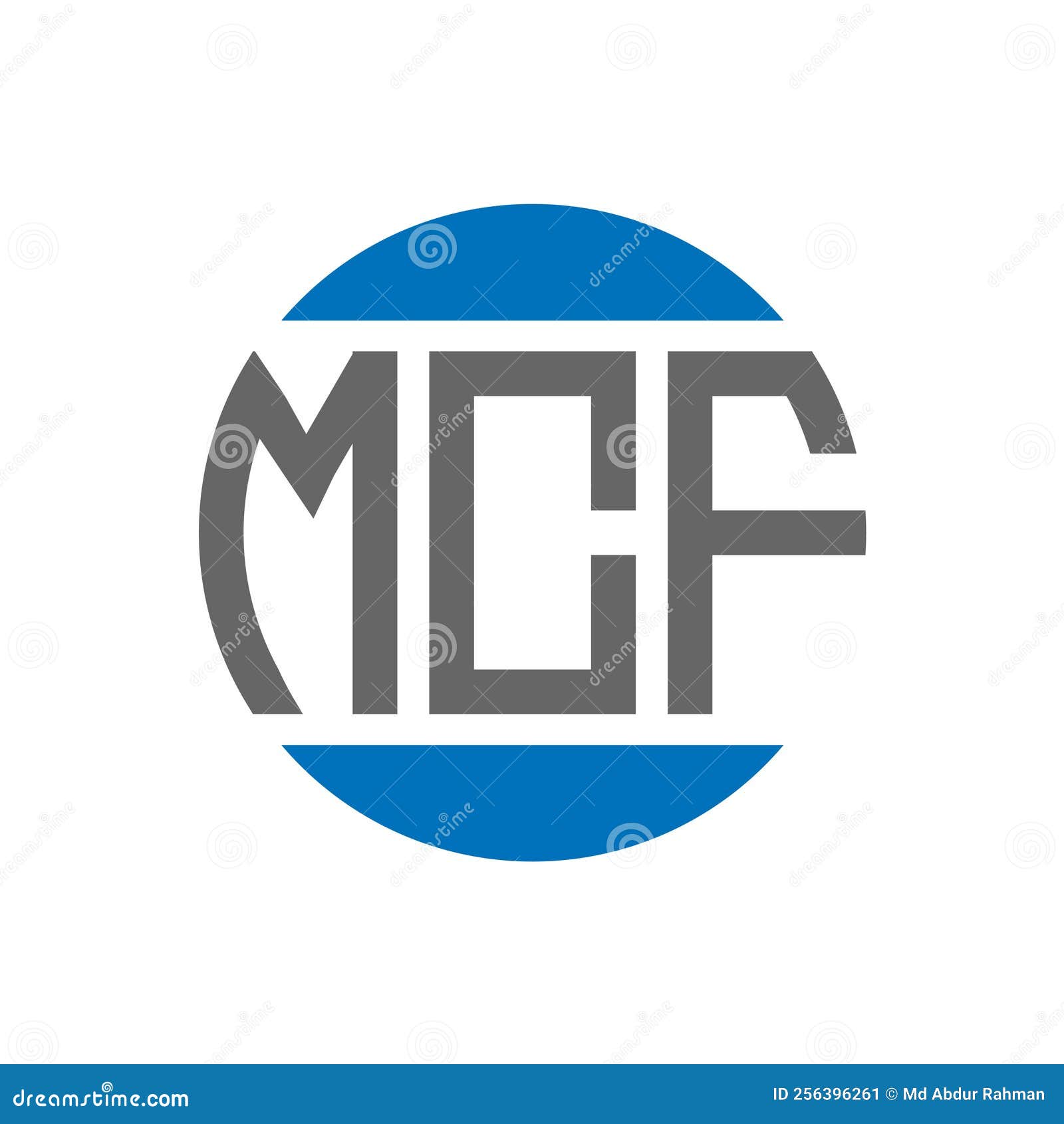 MCF Letter Logo Design on White Background. MCF Creative Initials ...