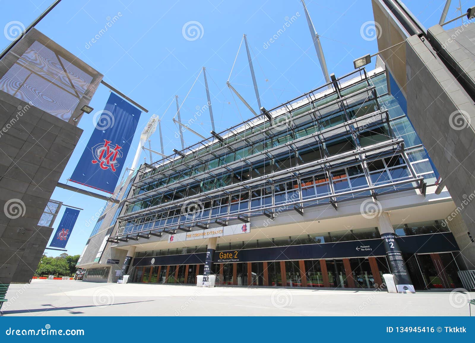 MCG Stadium Melbourne Australia Editorial Photo - Image of city ...