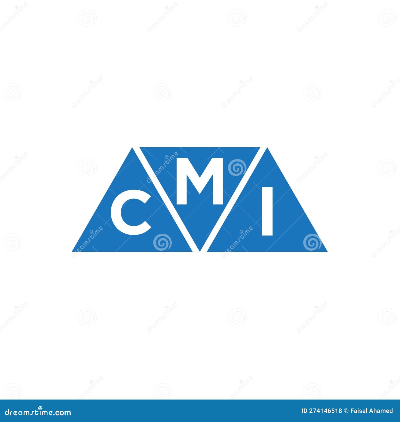 MCI Abstract Initial Logo Design on White Background. MCI Creative ...