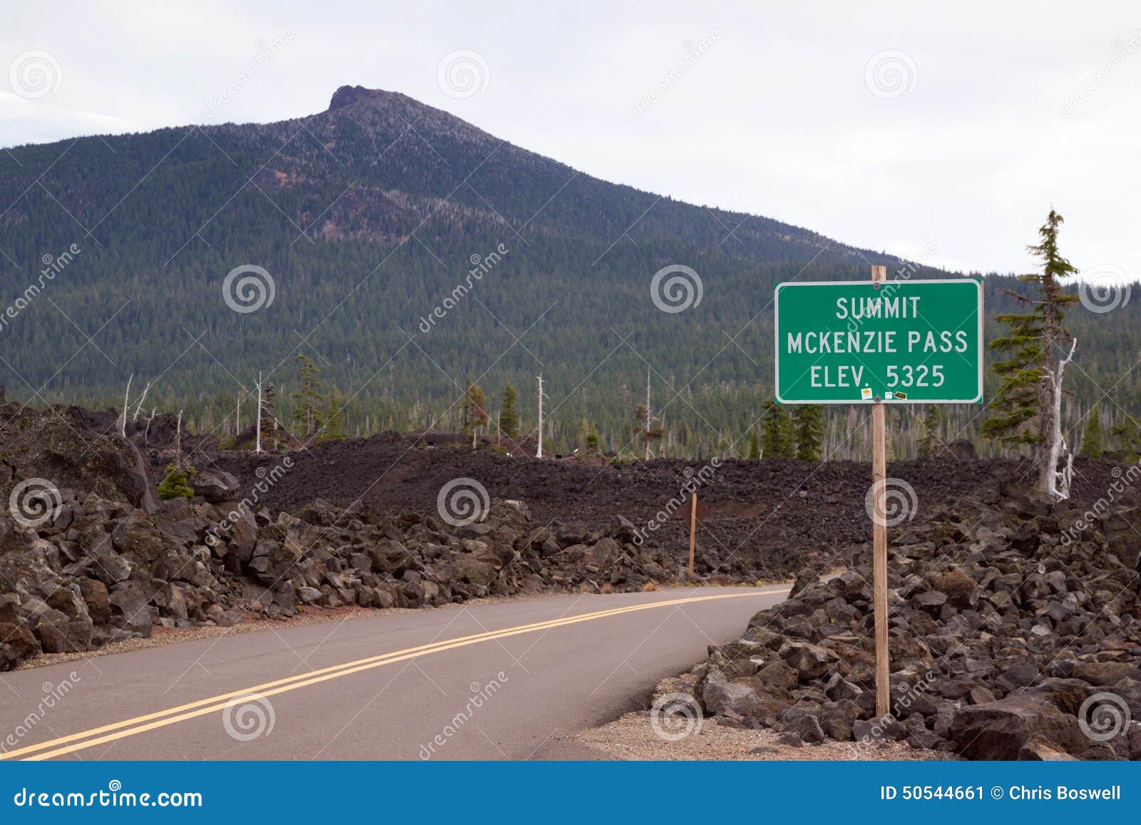 McKenzie Pass Oregon High Cascade Range Stock Image - Image of oregon ...