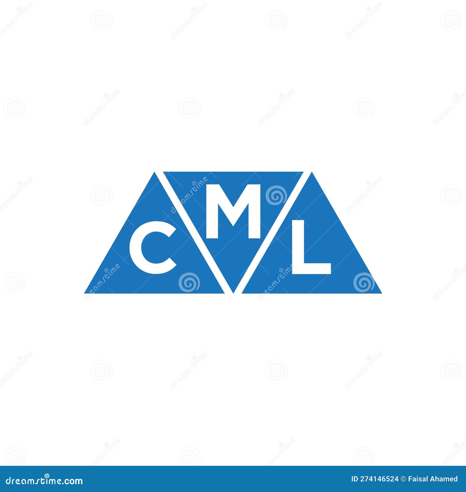 MCL Abstract Initial Logo Design on White Background. MCL Creative ...