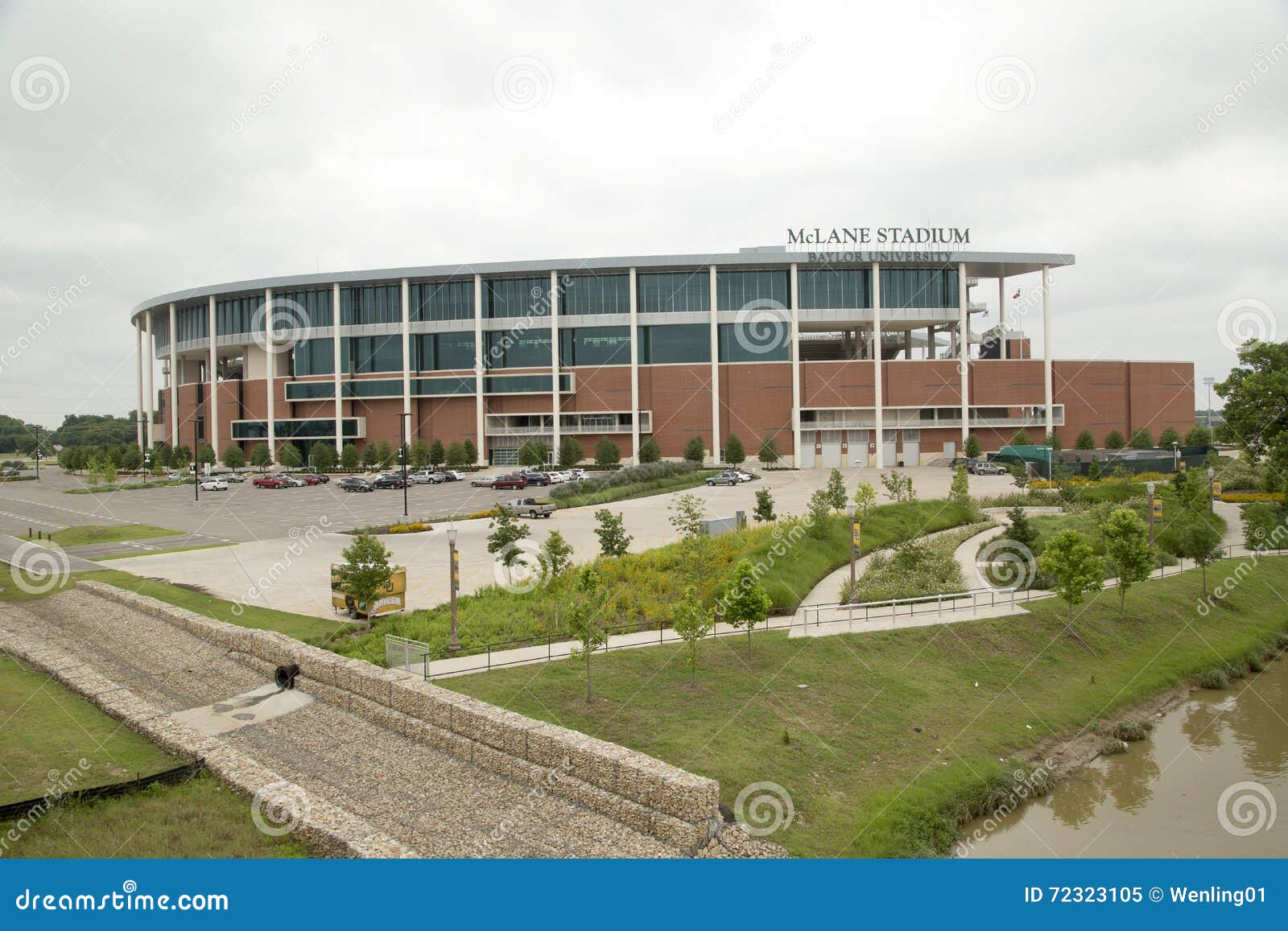McLane stadium exterior editorial image. Image of football - 72323105