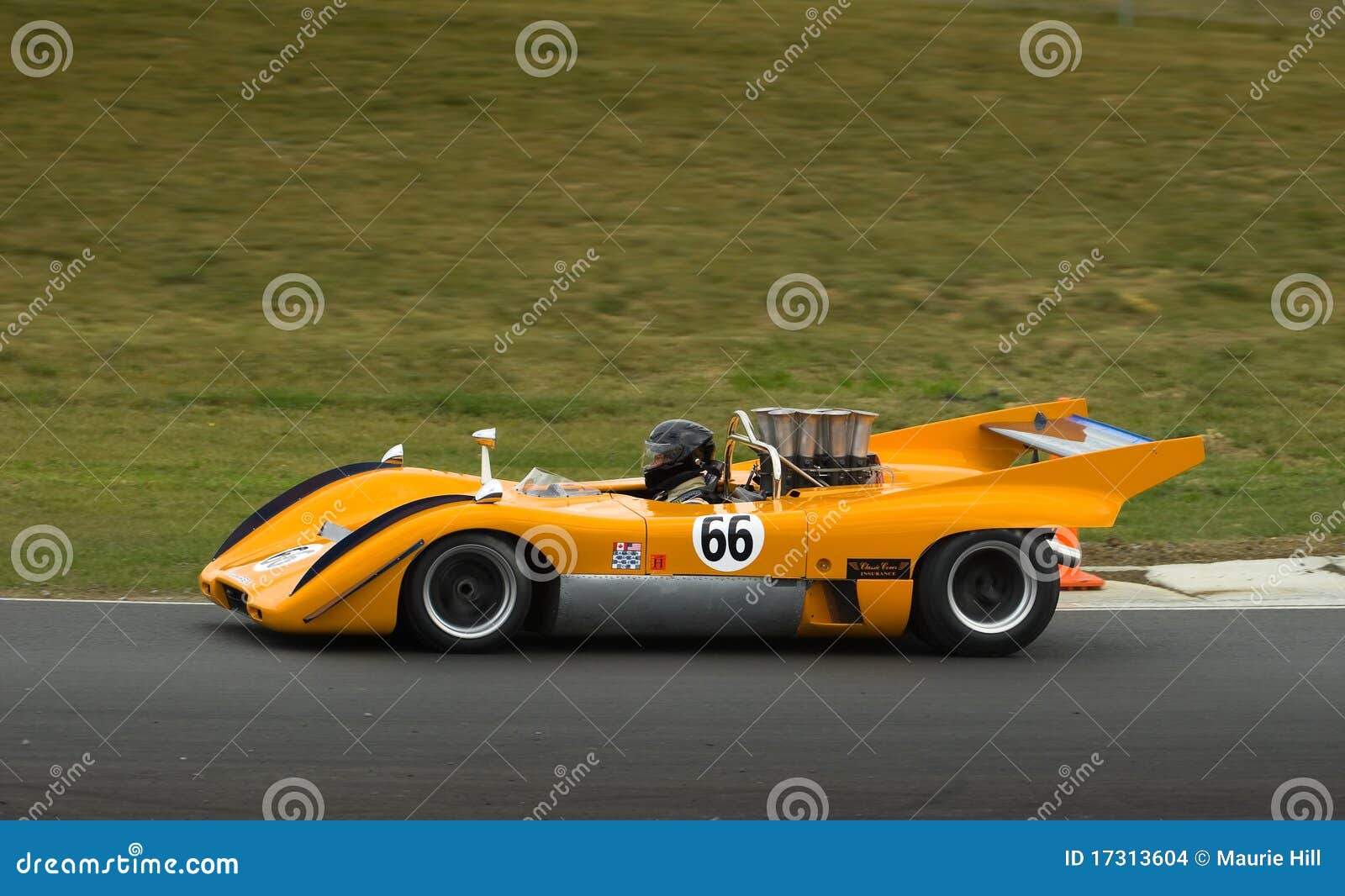 McLaren Can-am Racing Car at Speed Editorial Stock Image - Image of ...