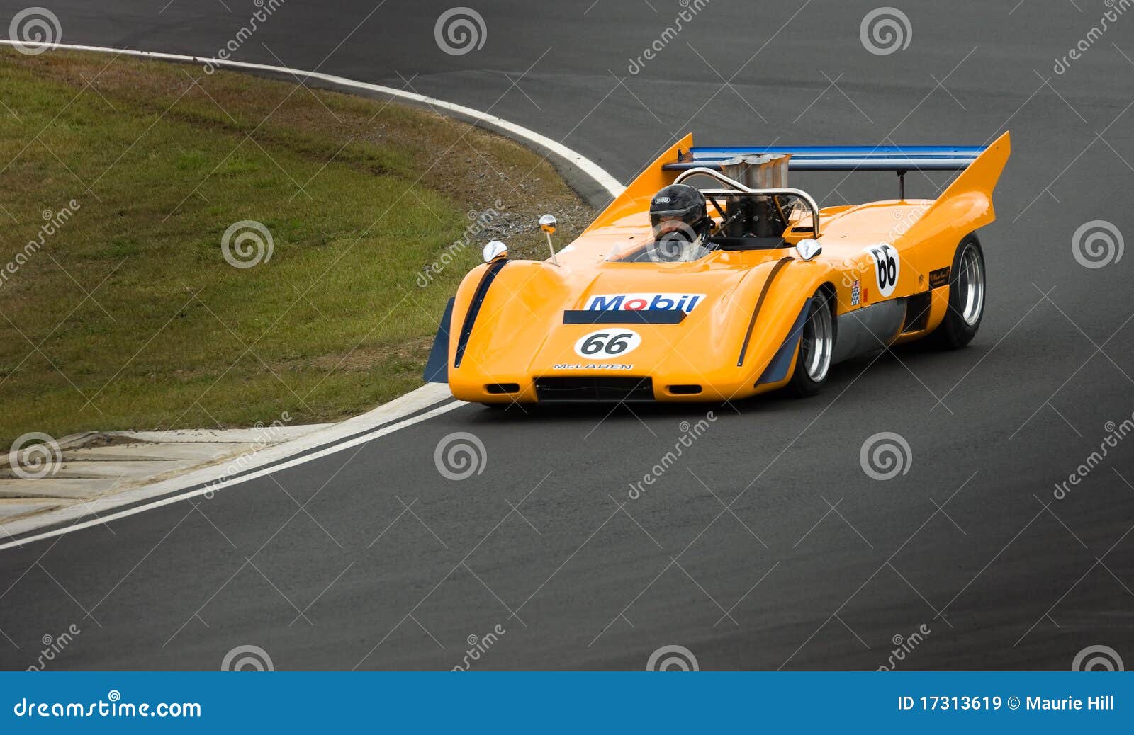 McLaren Can-am Racing Car at Speed Editorial Stock Image - Image of ...