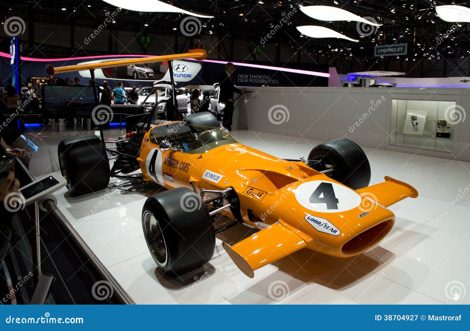 McLaren M7A fotografía editorial. Imagen de nuevo, ginebra - 38704927