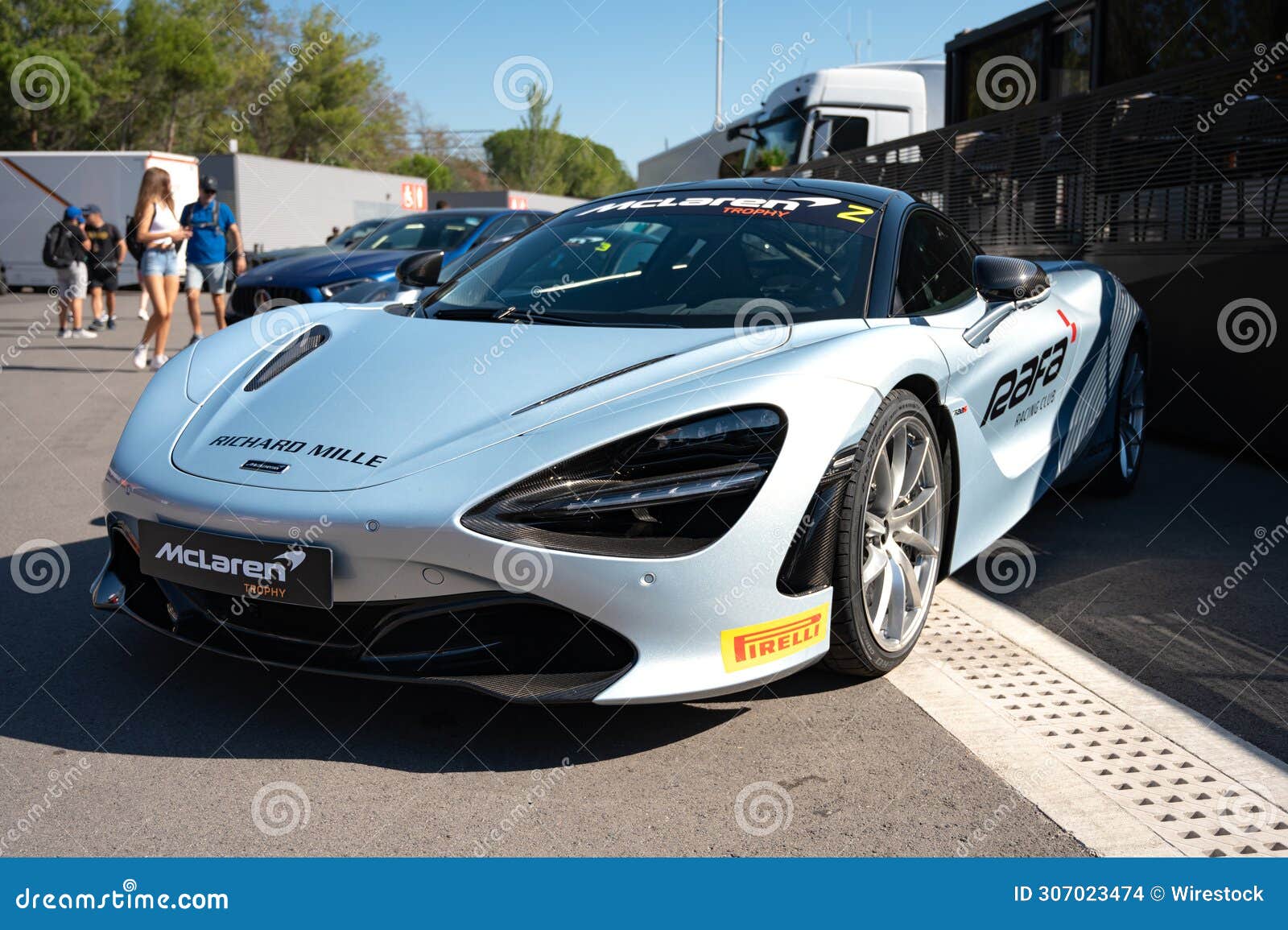 McLaren 720 S Supercar from the Trophy Europe Editorial Stock Image ...