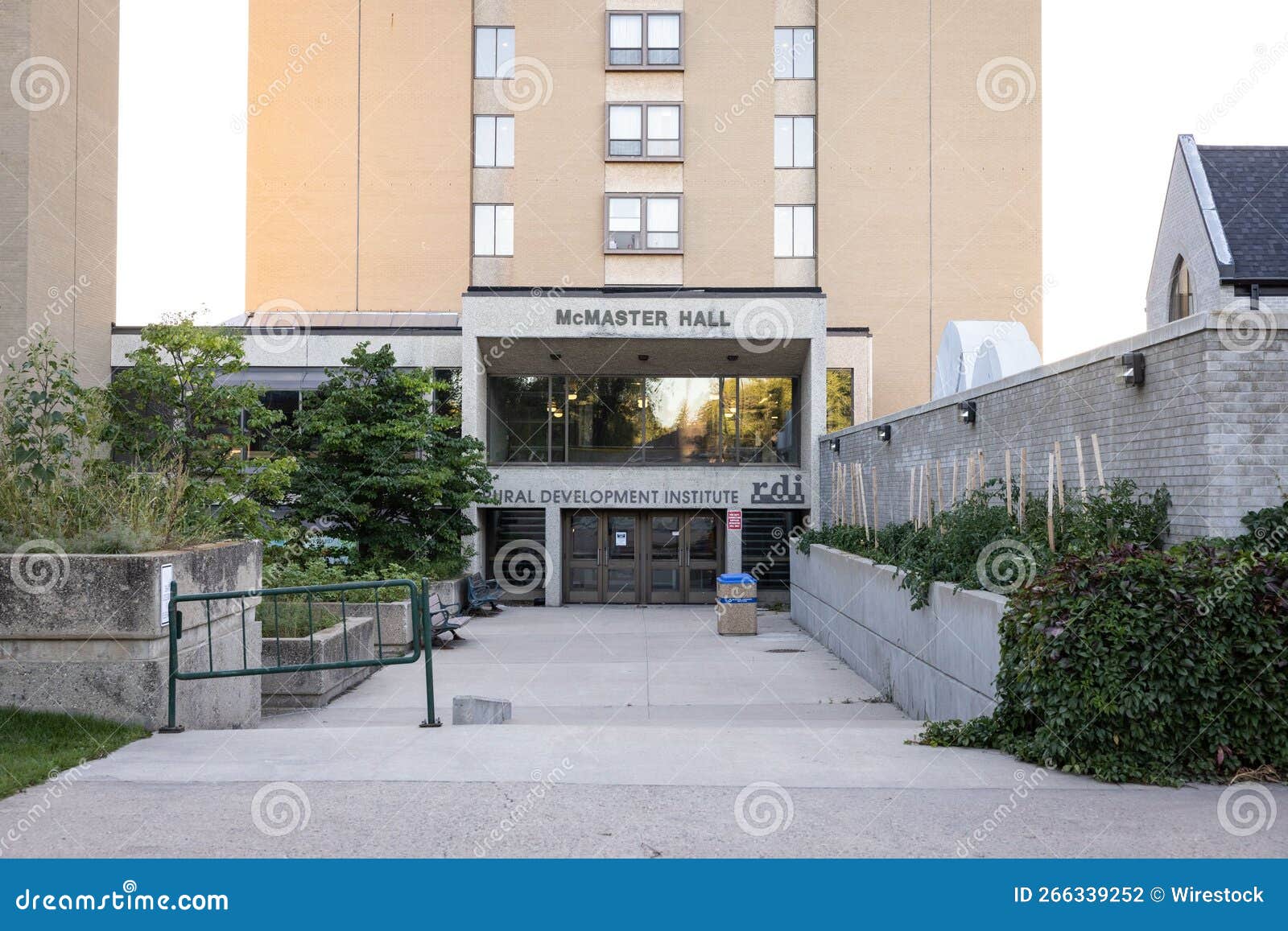 McMaster Hall at Brandon University in Manitoba, Canada Editorial ...