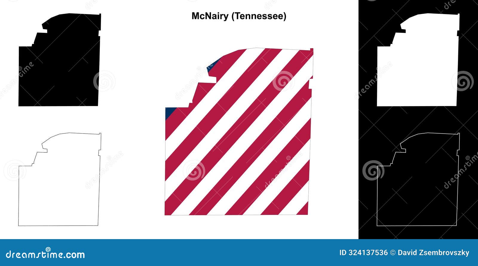 McNairy outline map stock illustration. Illustration of template ...
