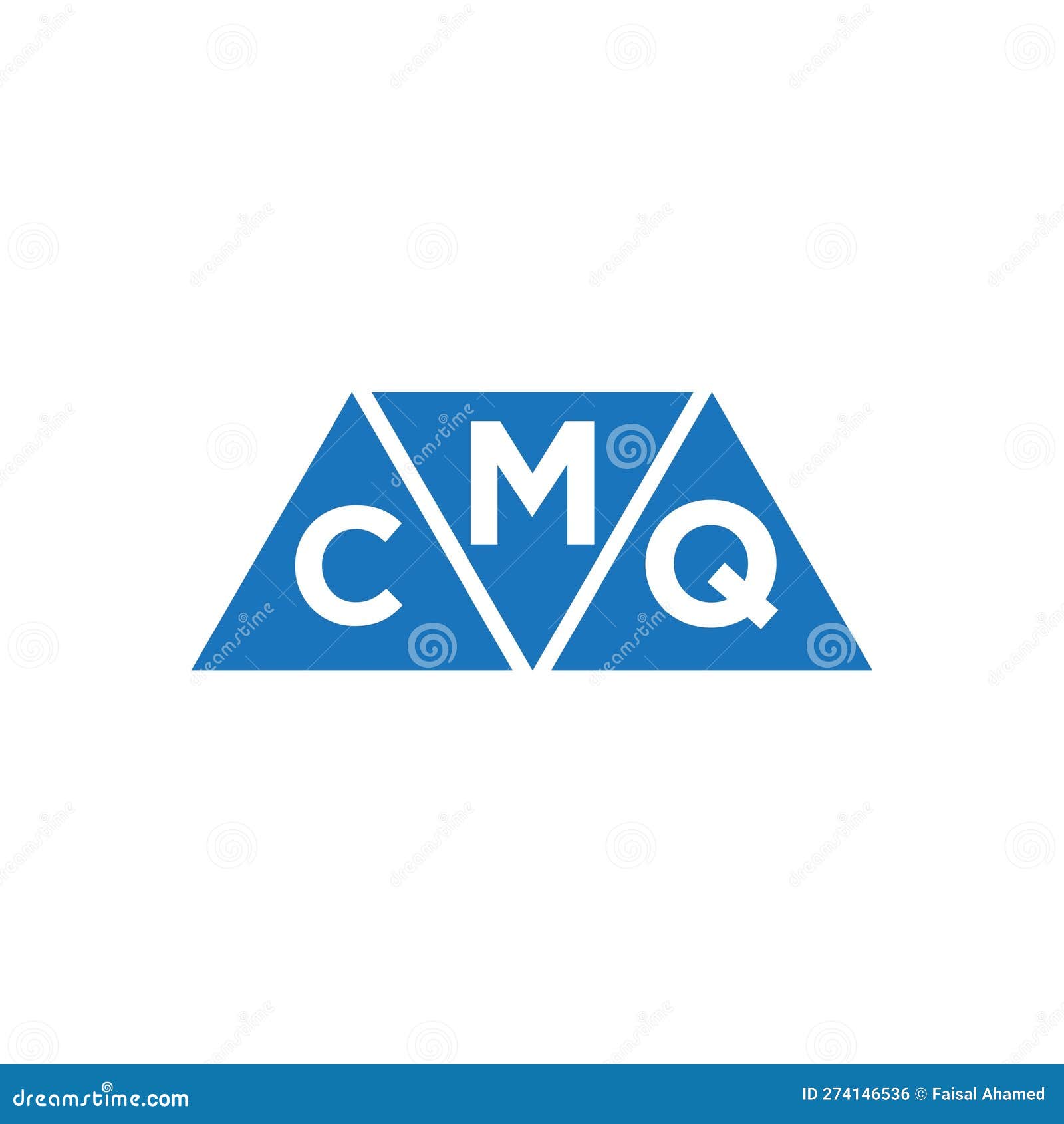 MCQ Abstract Initial Logo Design on White Background. MCQ Creative ...