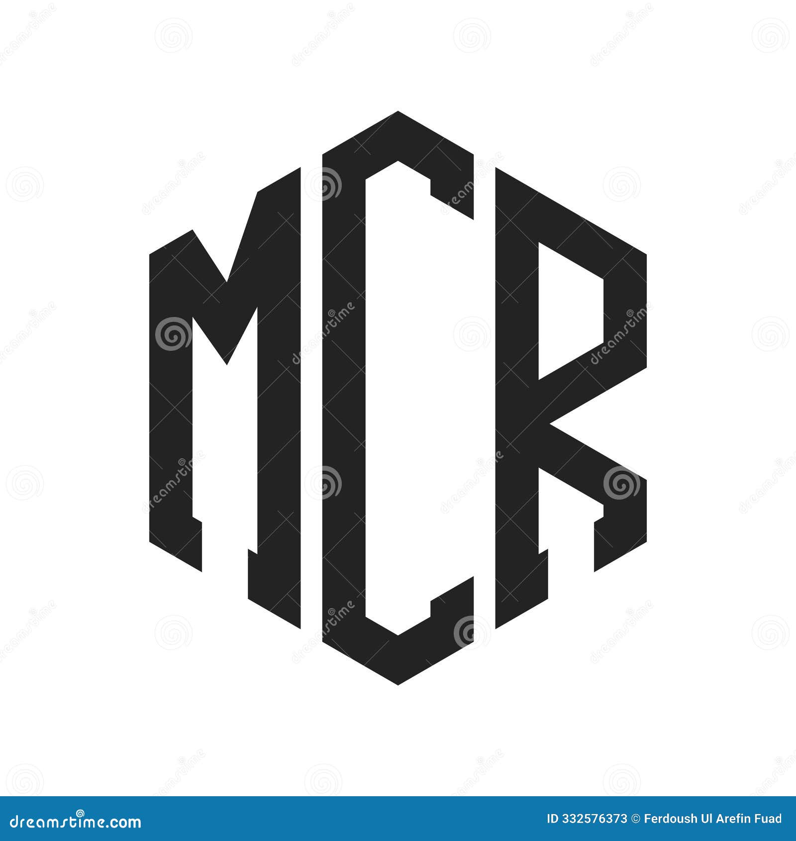 MCR Logo Design. Initial Letter MCR Monogram Logo Using Hexagon Shape ...