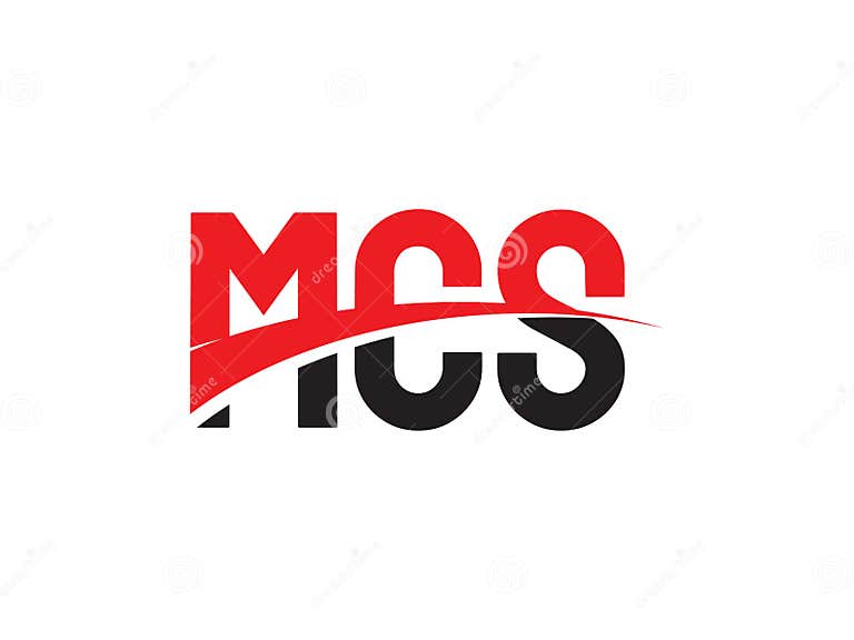 MCS Letter Initial Logo Design Stock Vector - Illustration of ...