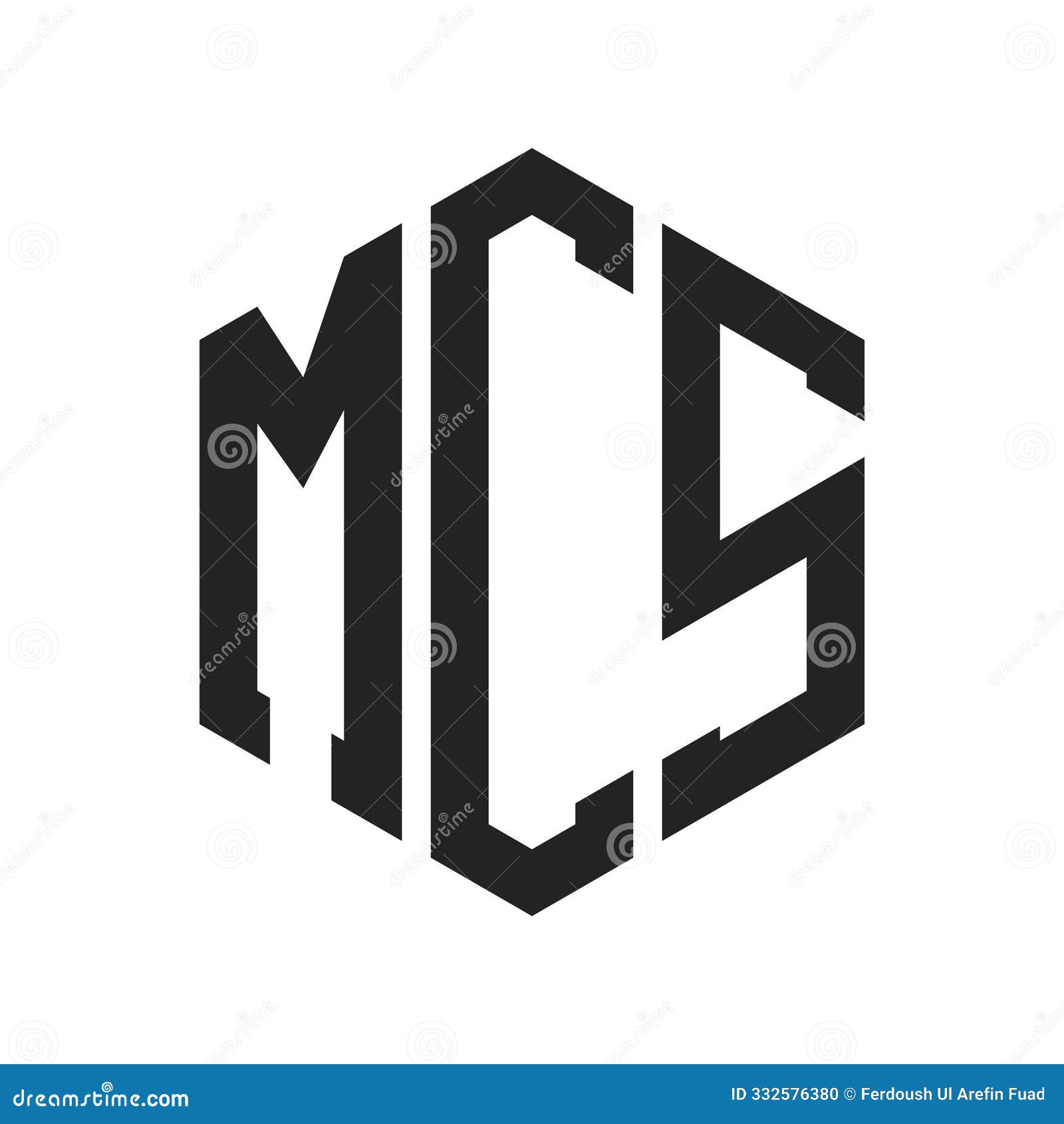 MCS Logo Design. Initial Letter MCS Monogram Logo Using Hexagon Shape ...
