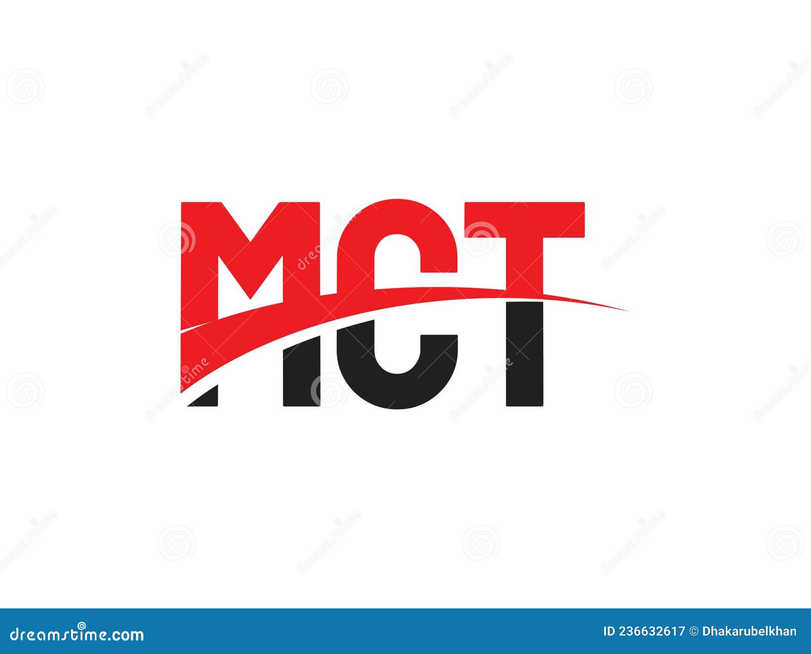 MCT Letter Initial Logo Design Stock Vector - Illustration of design ...