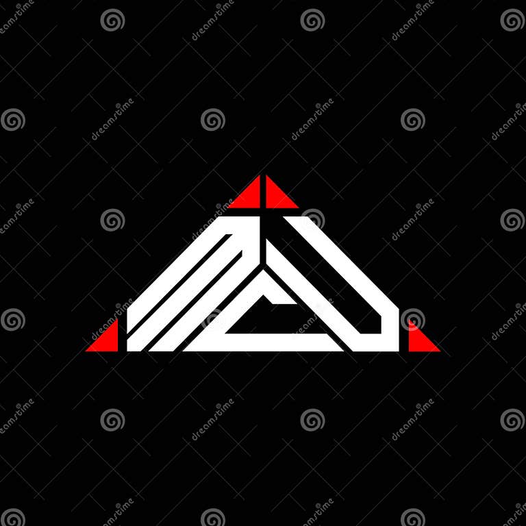 MCU Letter Logo Creative Design with Vector Graphic, MCU Stock Vector ...