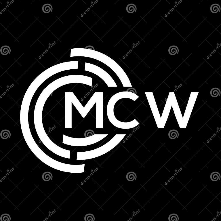 MCW Letter Logo Design. MCW Monogram Initials Letter Logo Concept Stock ...