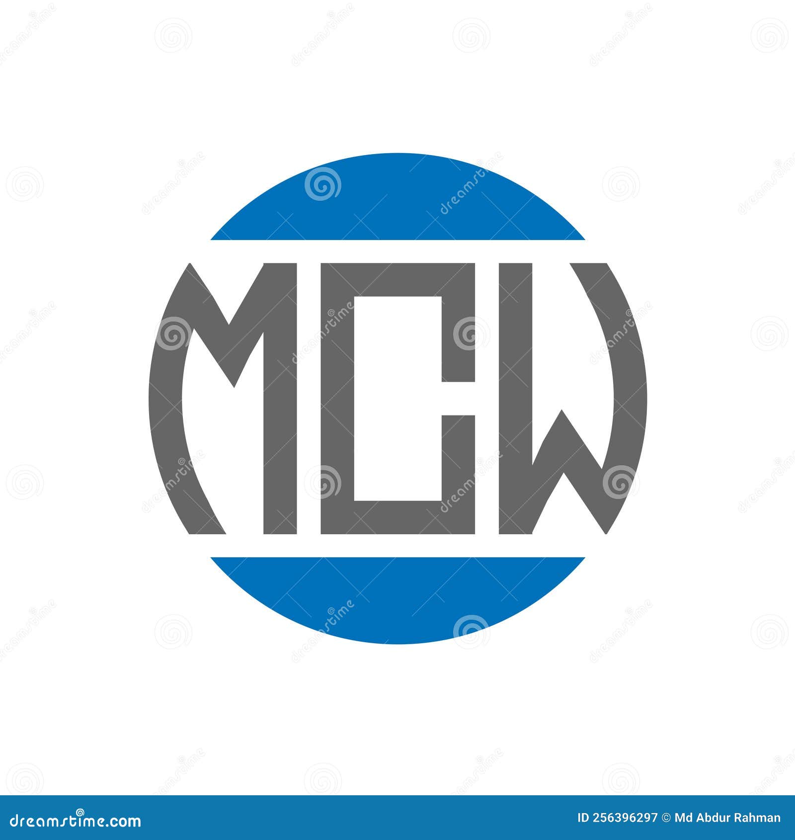 MCW Letter Logo Design on White Background. MCW Creative Initials ...