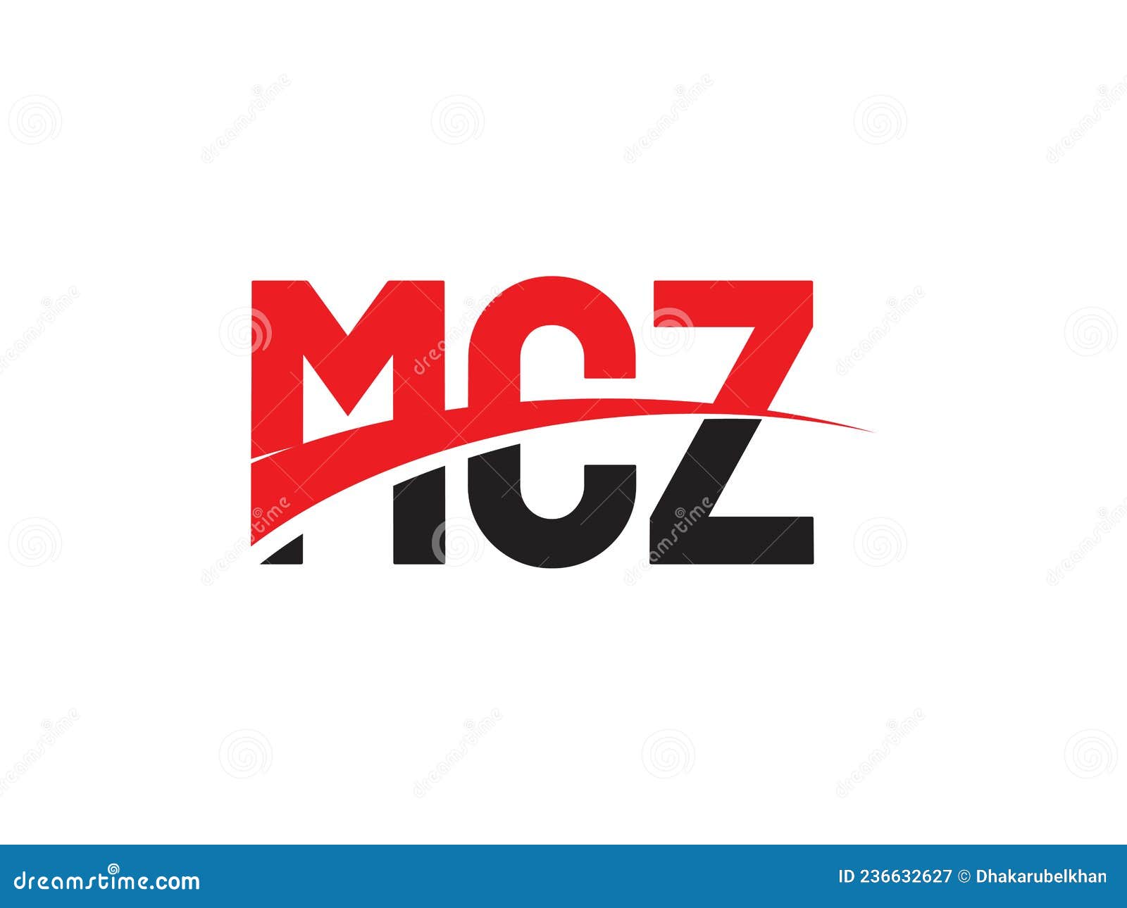MCZ Letter Initial Logo Design Stock Vector - Illustration of company ...