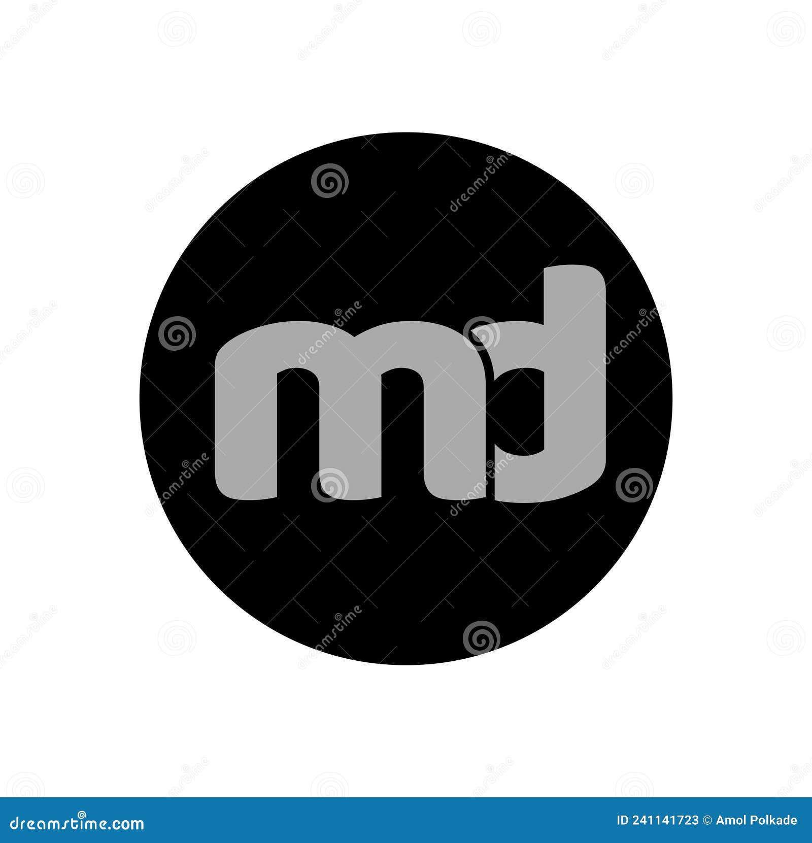 MD Company Name Initial Letters Monogram. MD Icon Stock Vector ...