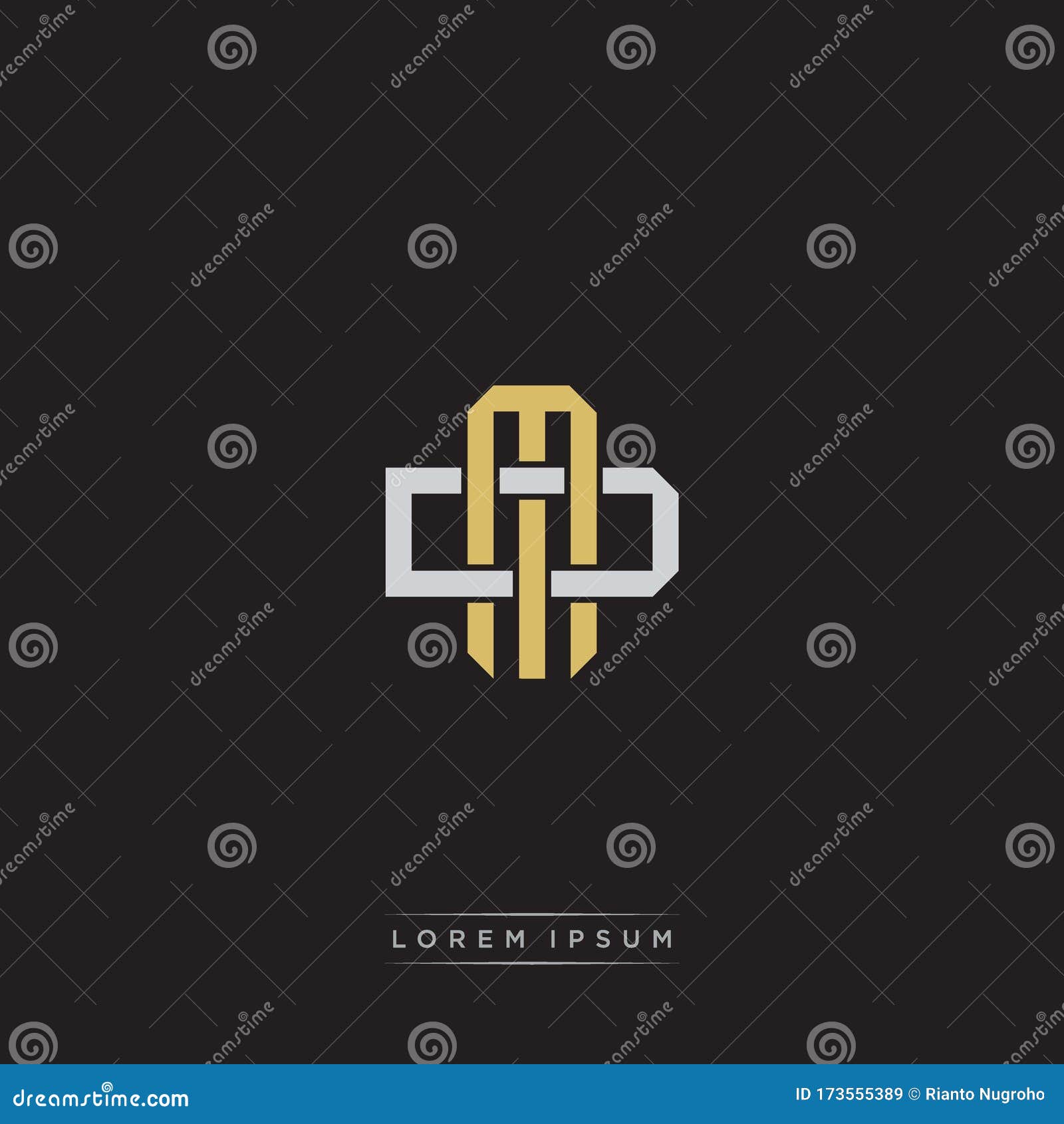 Letter C And T, CT, TC, Overlapping Interlock Logo Cartoon Vector ...