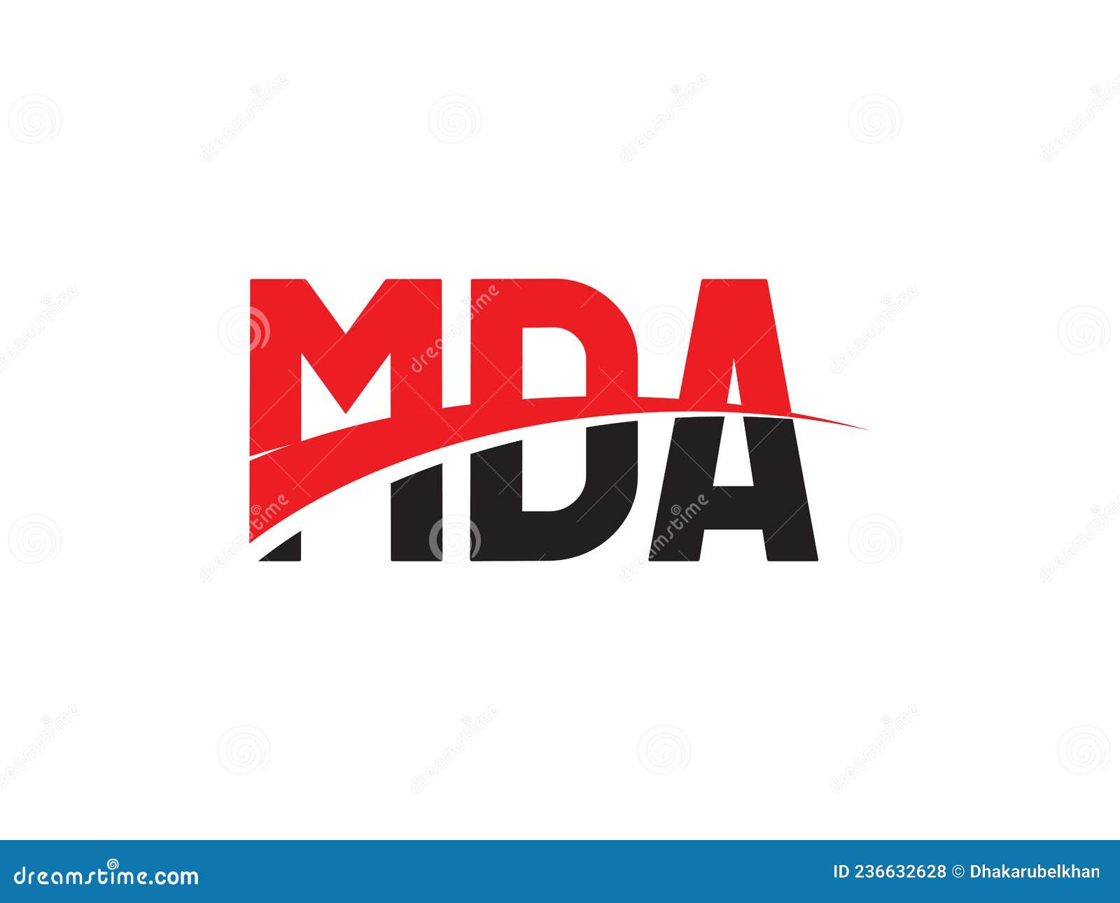 MDA Letter Initial Logo Design Stock Vector - Illustration of logo ...
