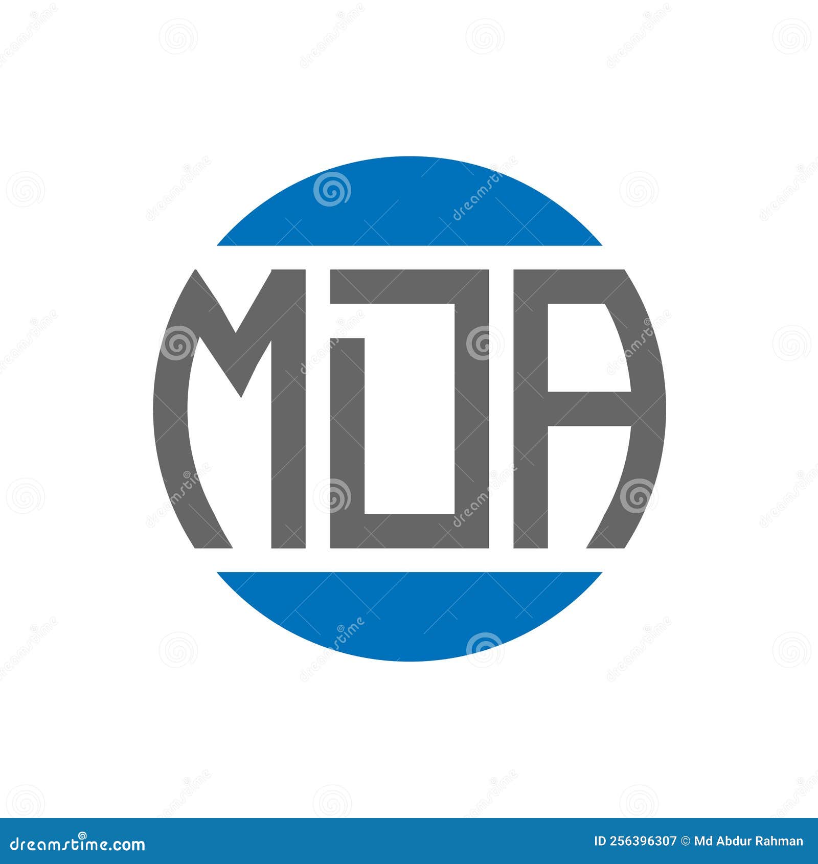MDA Letter Logo Design On White Background. MDA Creative Initials ...
