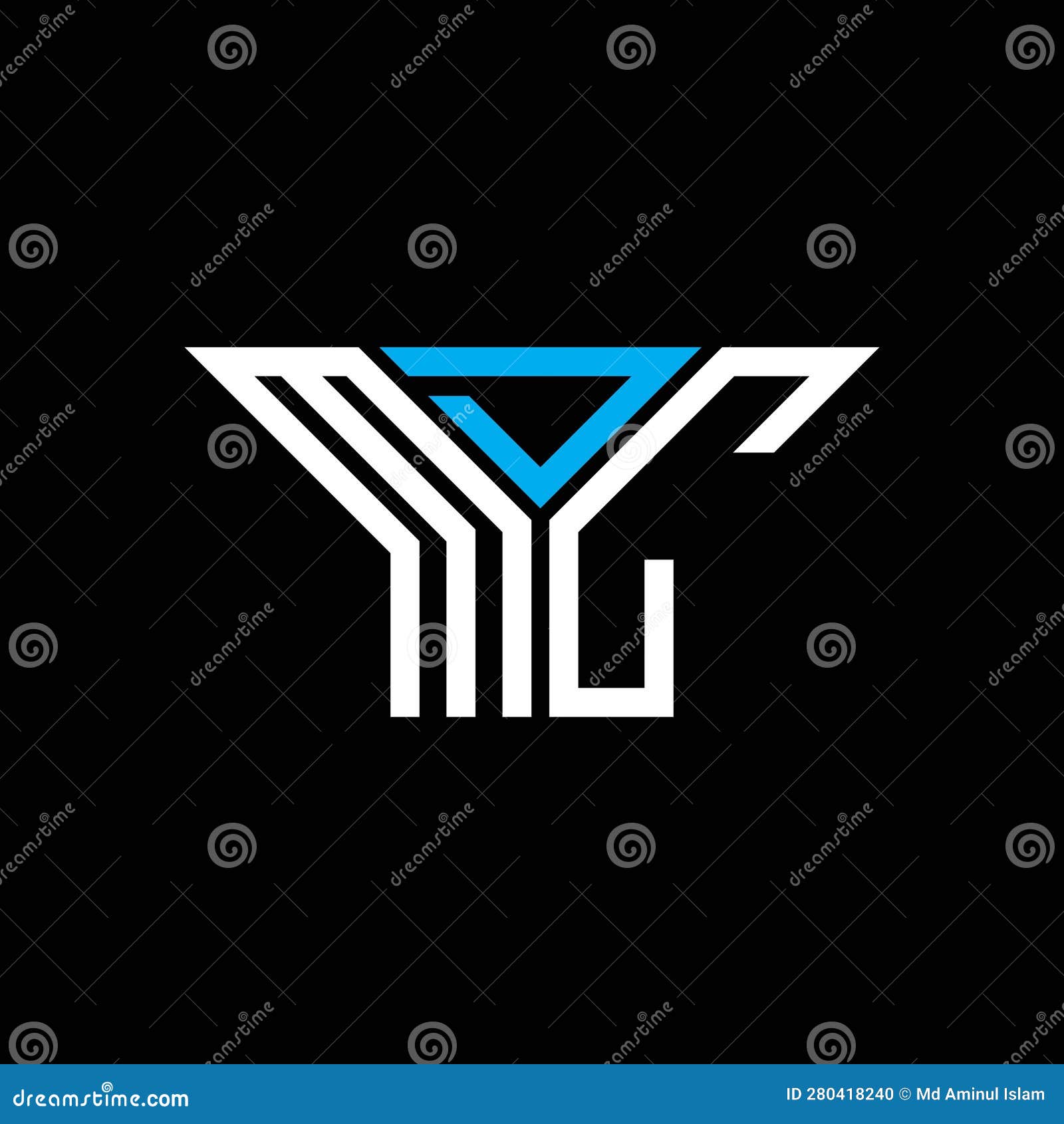 MDC Letter Logo Creative Design with Vector Graphic, MDC Stock Vector ...