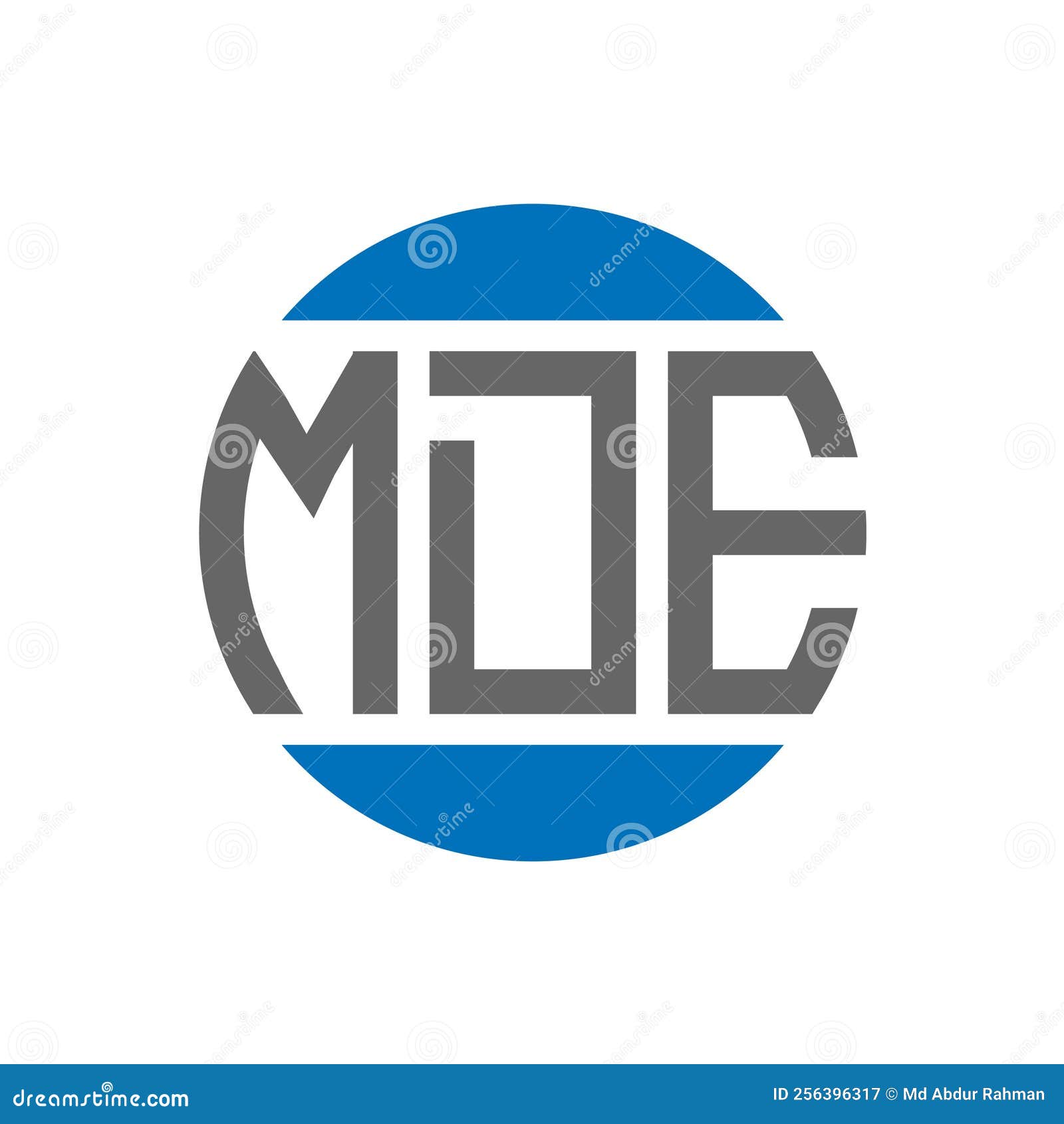 MDE Letter Logo Design on White Background. MDE Creative Initials ...