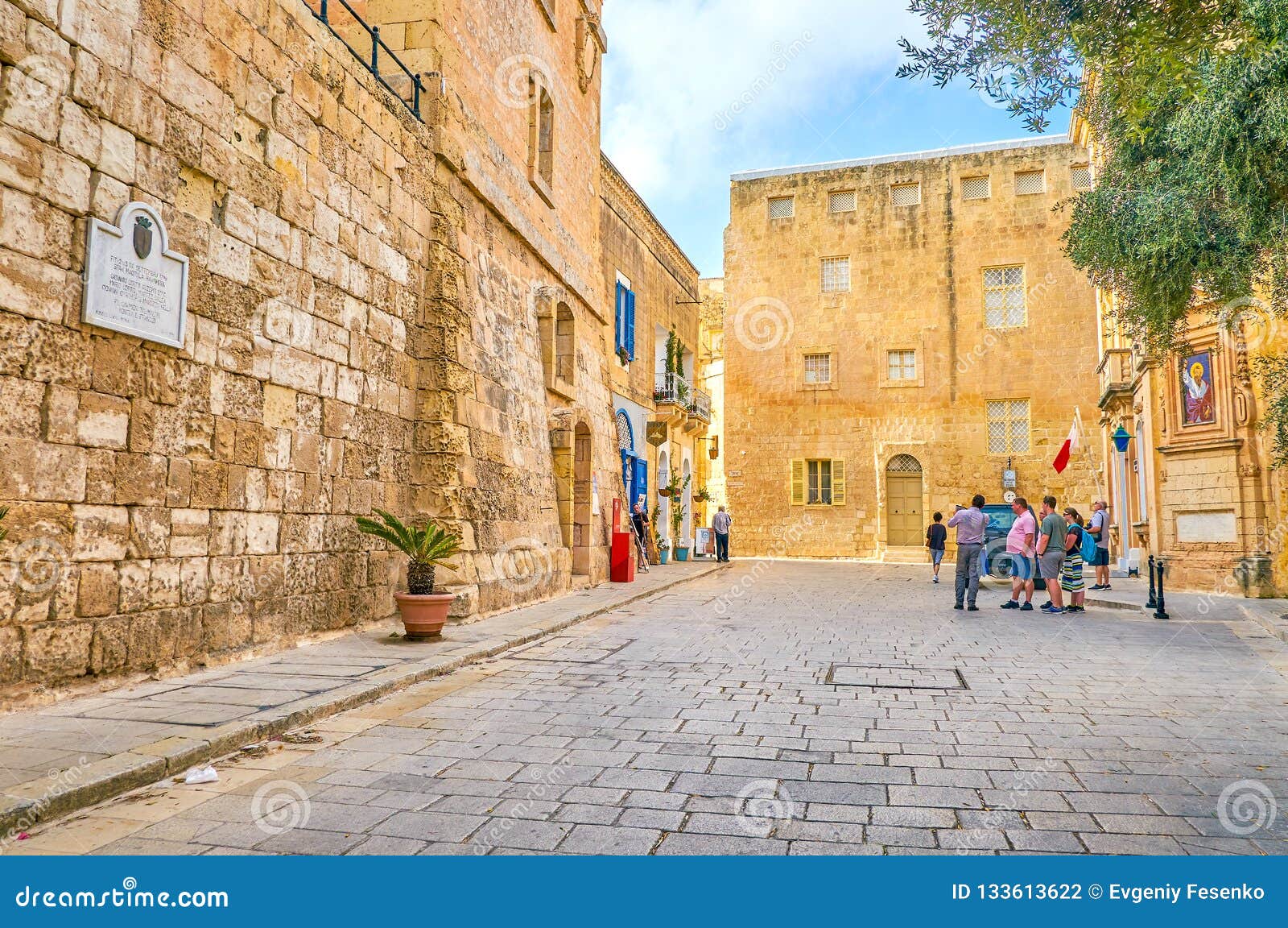The Housing Inside Mdina Fortress, Malta Editorial Photography - Image ...