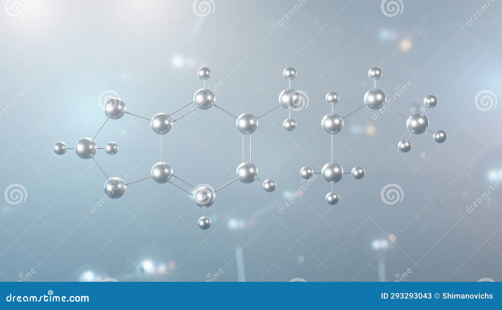 Mdma Molecular Structure, 3d Model Molecule, Ecstasy, Structural ...