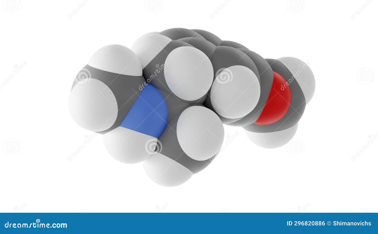 Mdma Molecule, Ecstasy, Molecular Structure, Isolated 3d Model Van Der ...