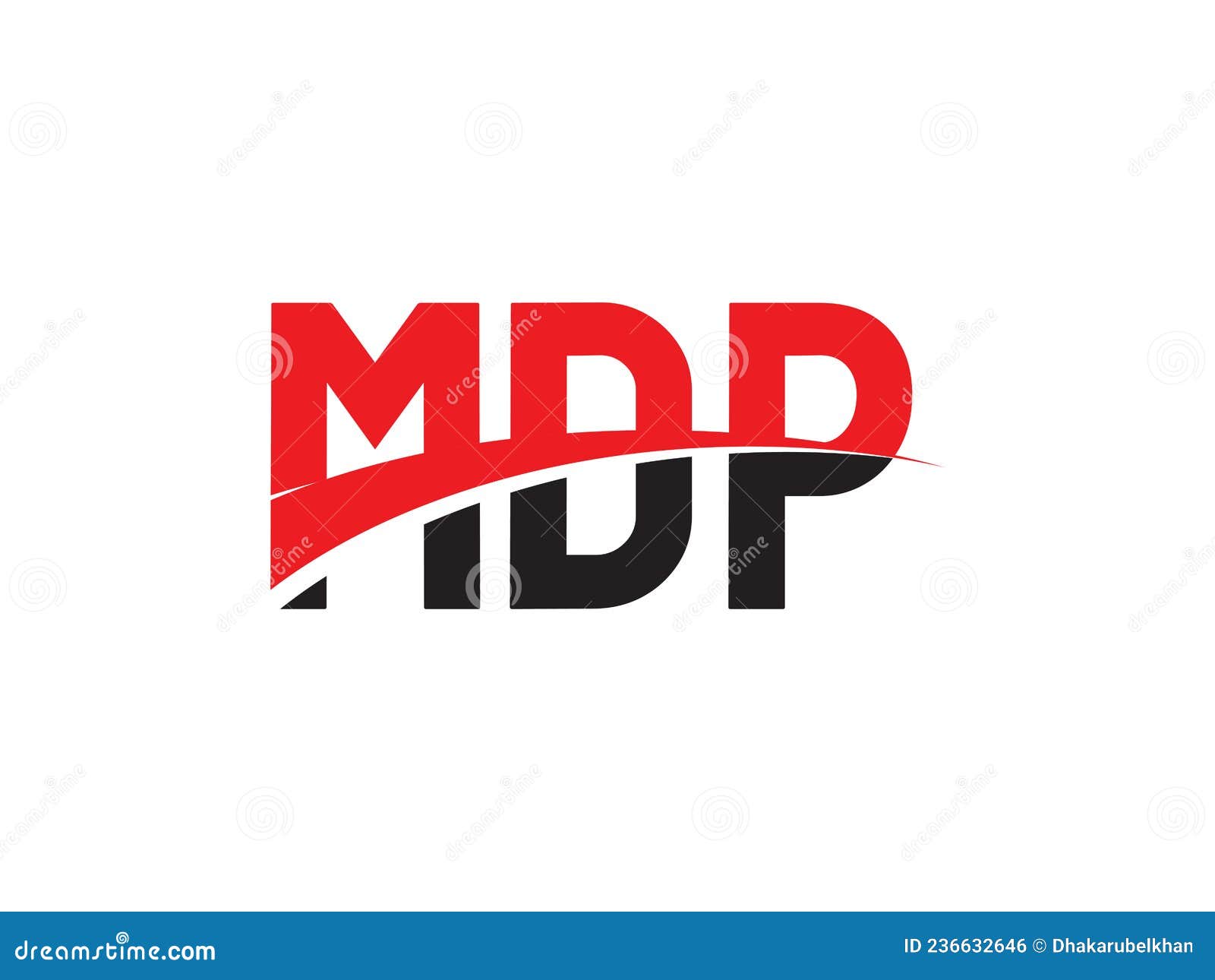 MDP Letter Initial Logo Design Stock Vector - Illustration of success ...