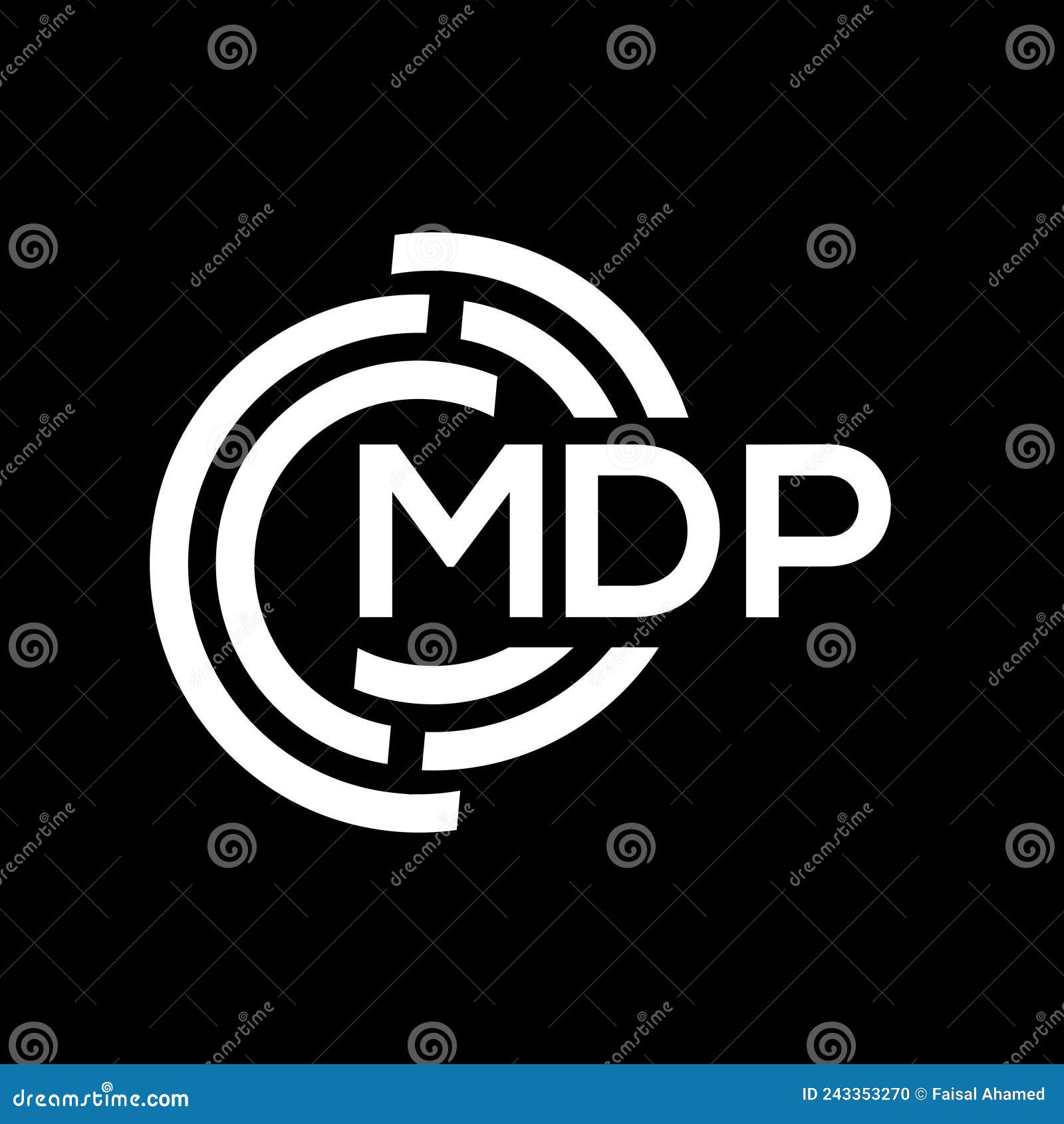 MDP Letter Logo Design. MDP Monogram Initials Letter Logo Concept. MDP ...