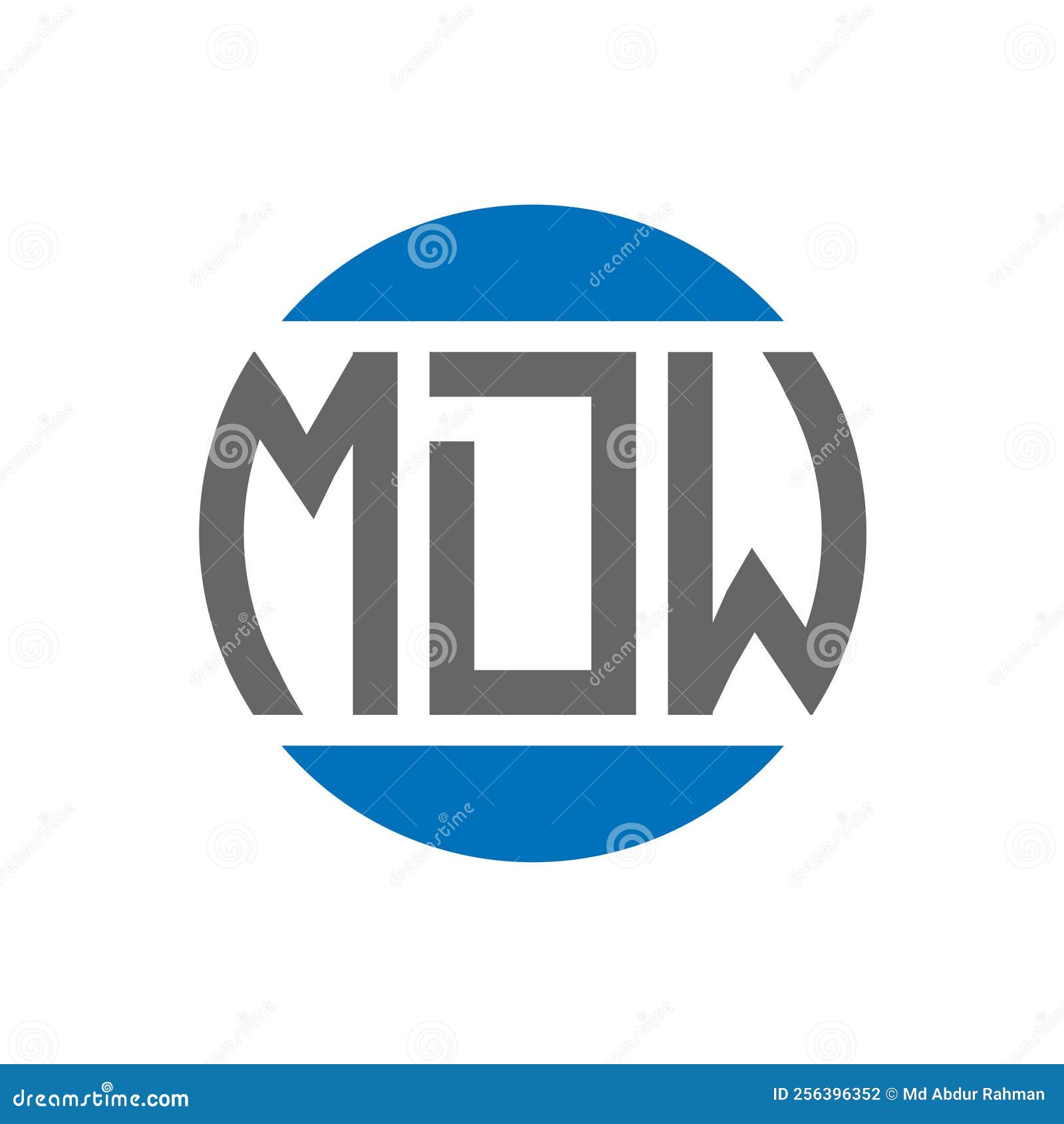 MDW Letter Logo Design on White Background. MDW Creative Initials ...