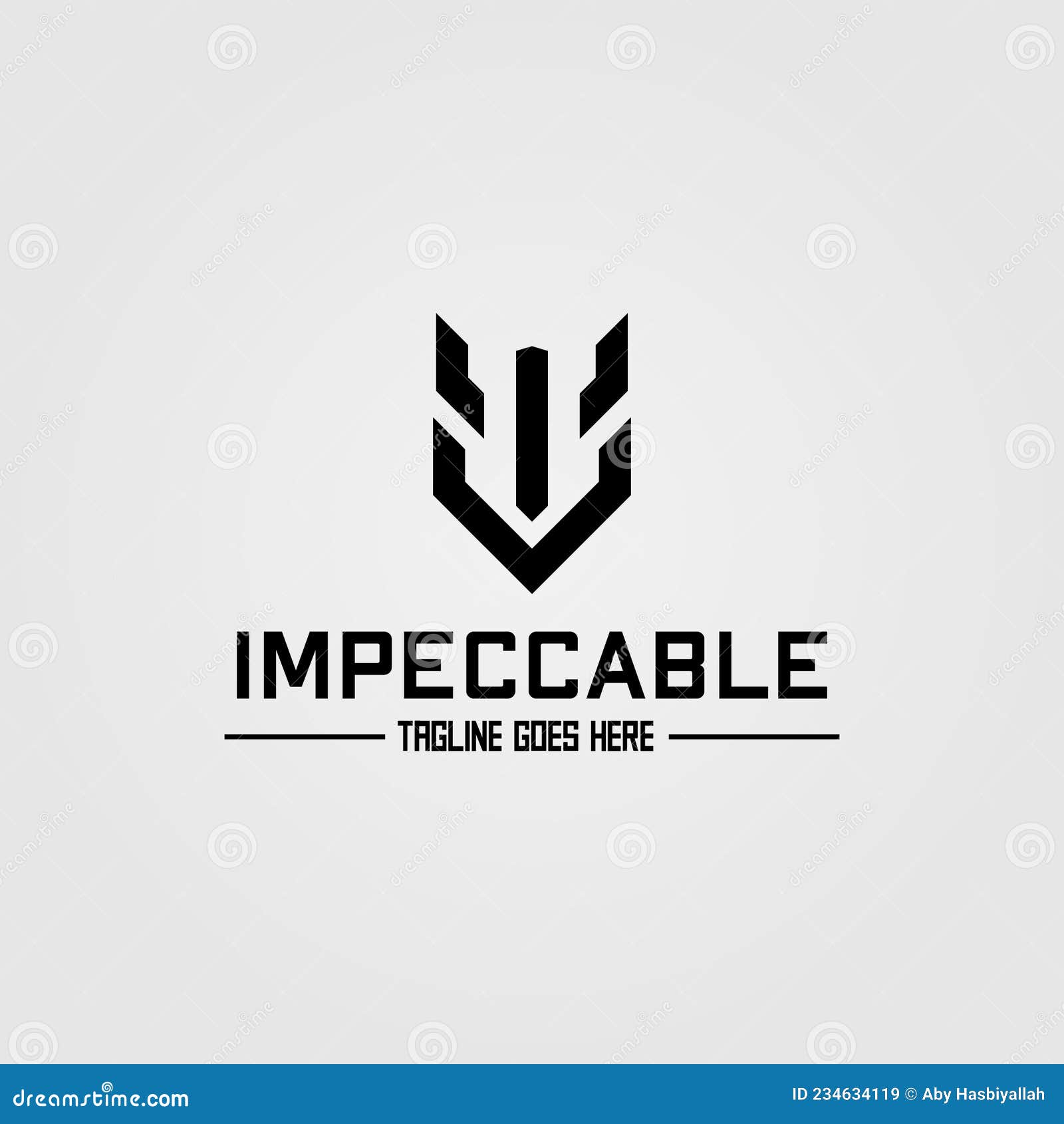 Impeccable Logo Design Template Stock Vector - Illustration of label ...