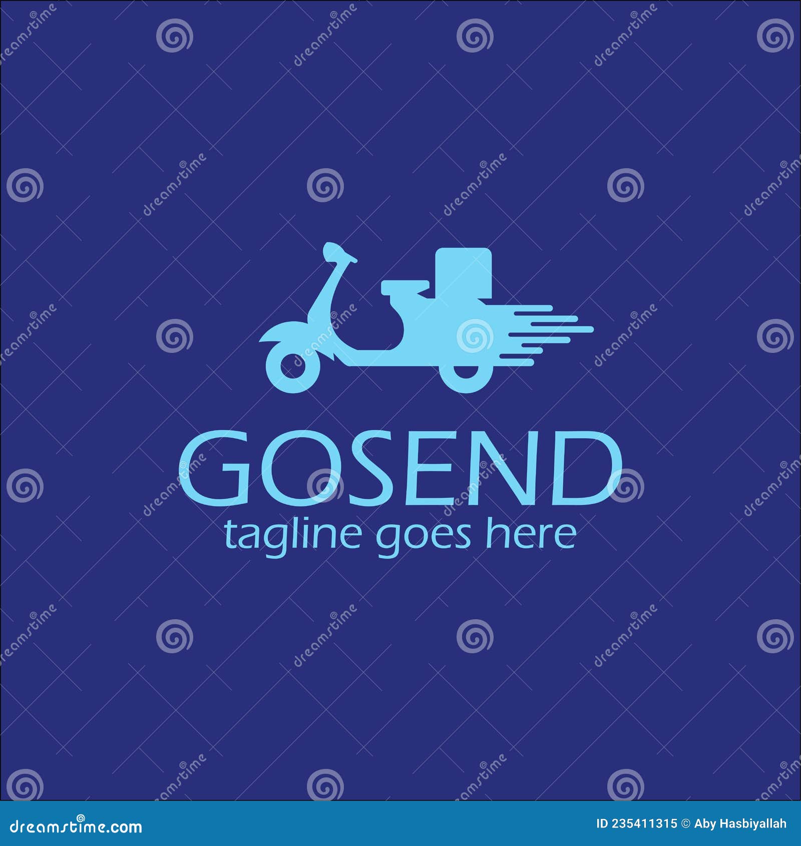 Go Send Logo Design Template Stock Vector - Illustration of motorcyle ...