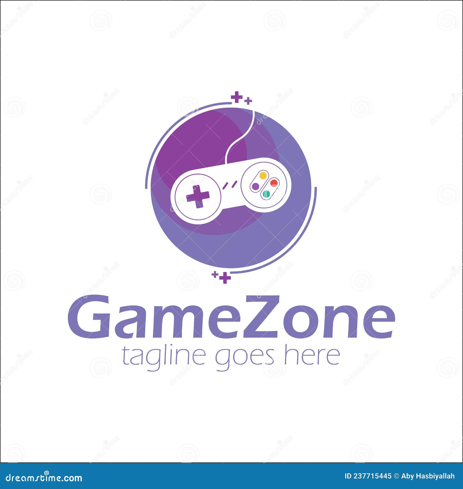 Game Zone Logo Design Template Stock Vector - Illustration of design ...