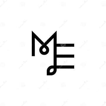 ME Logo, ME Monogram, Initial ME Logo, Letter ME Logo, Letter ME Icon ...