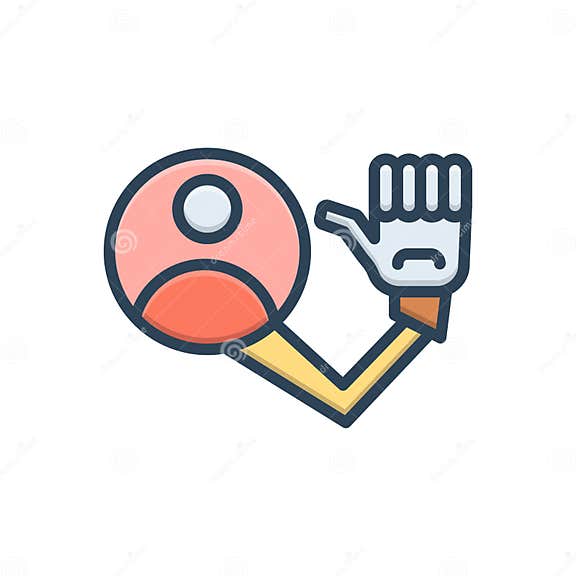 Color Illustration Icon for Me Myself, Miscellaneous and Self Stock ...