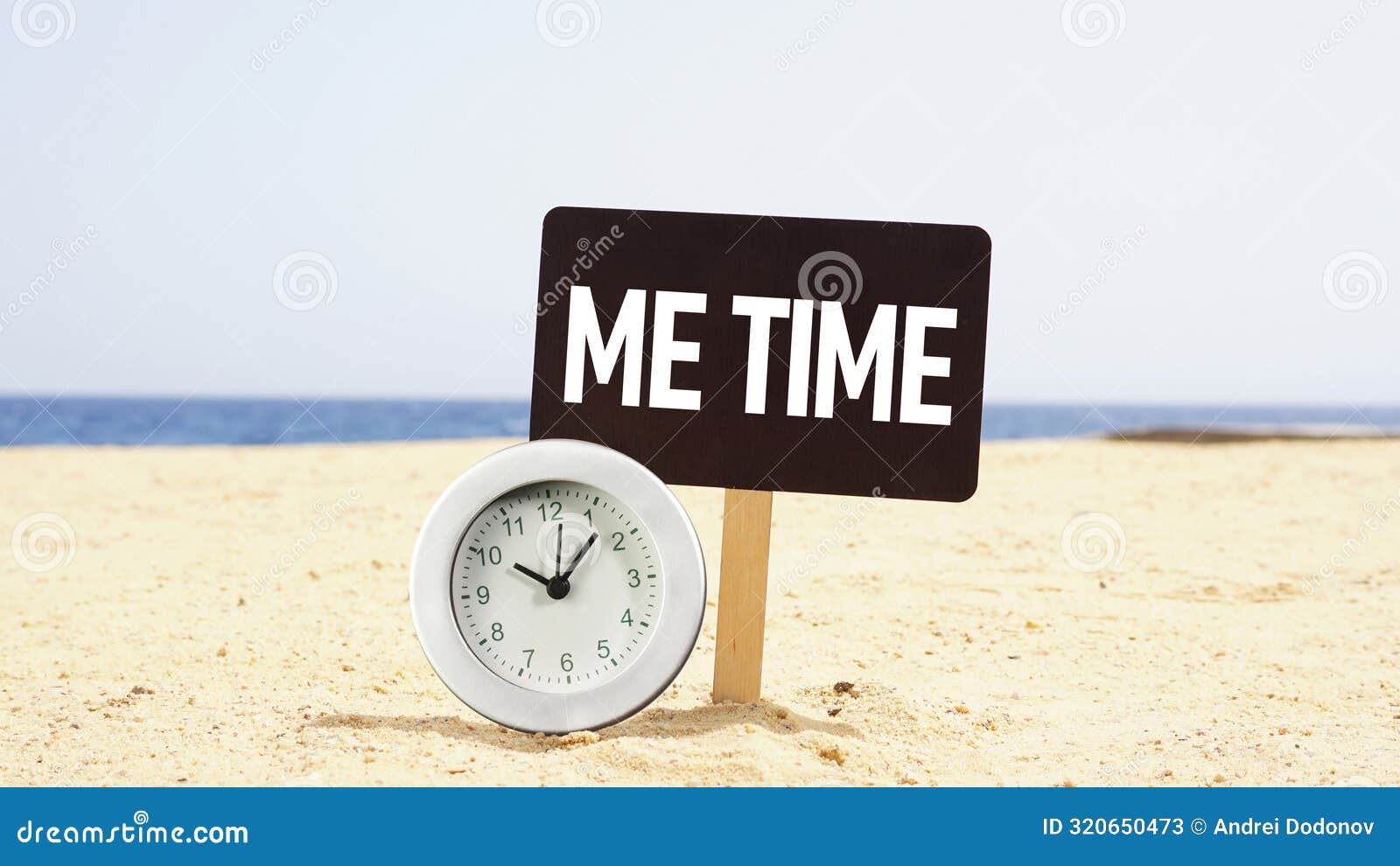 Me Time is Shown Using the Text. Time for Me Stock Image - Image of ...
