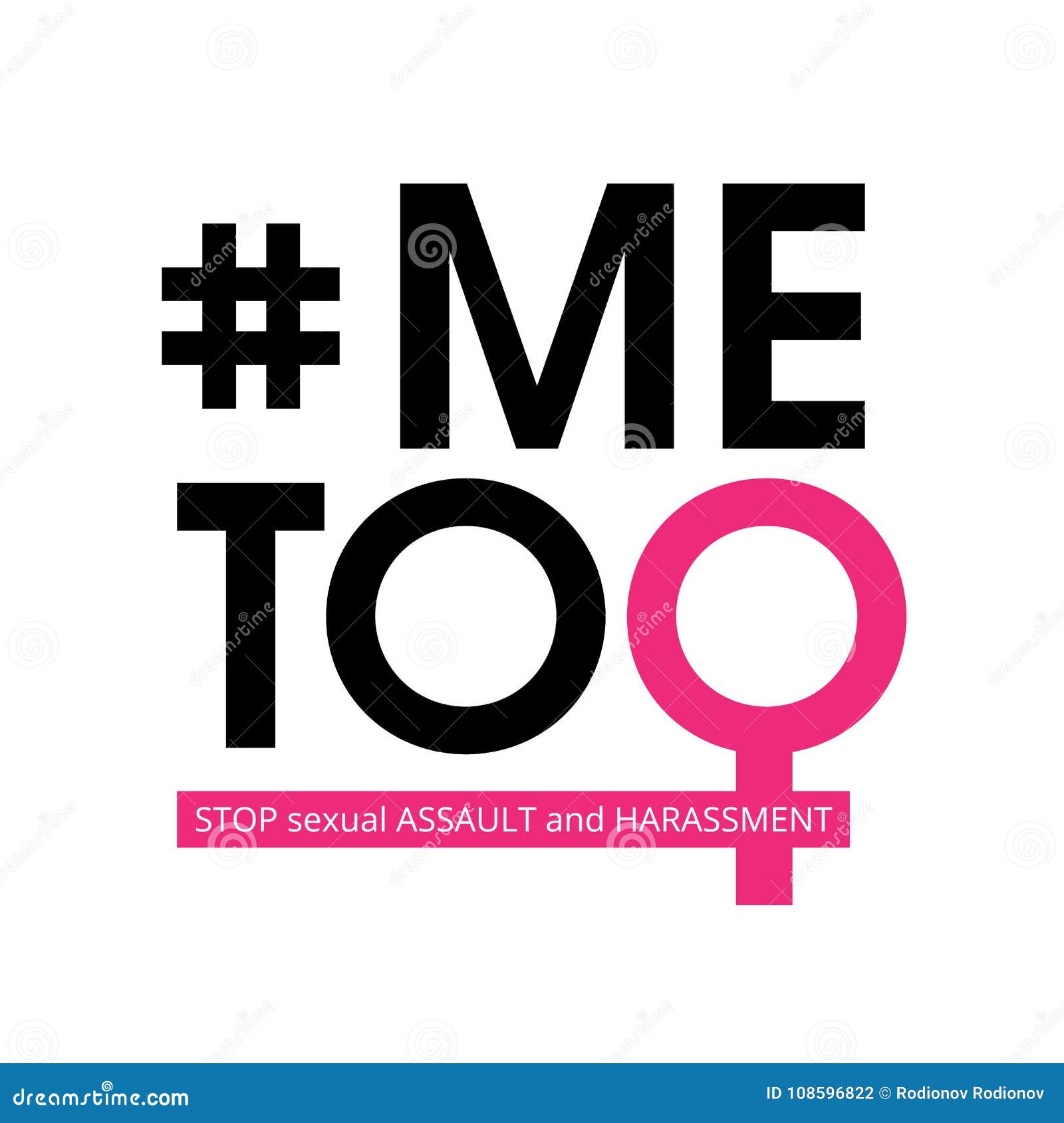 Me Too Social Movement Hashtag Against Sexual Assault And Harassment