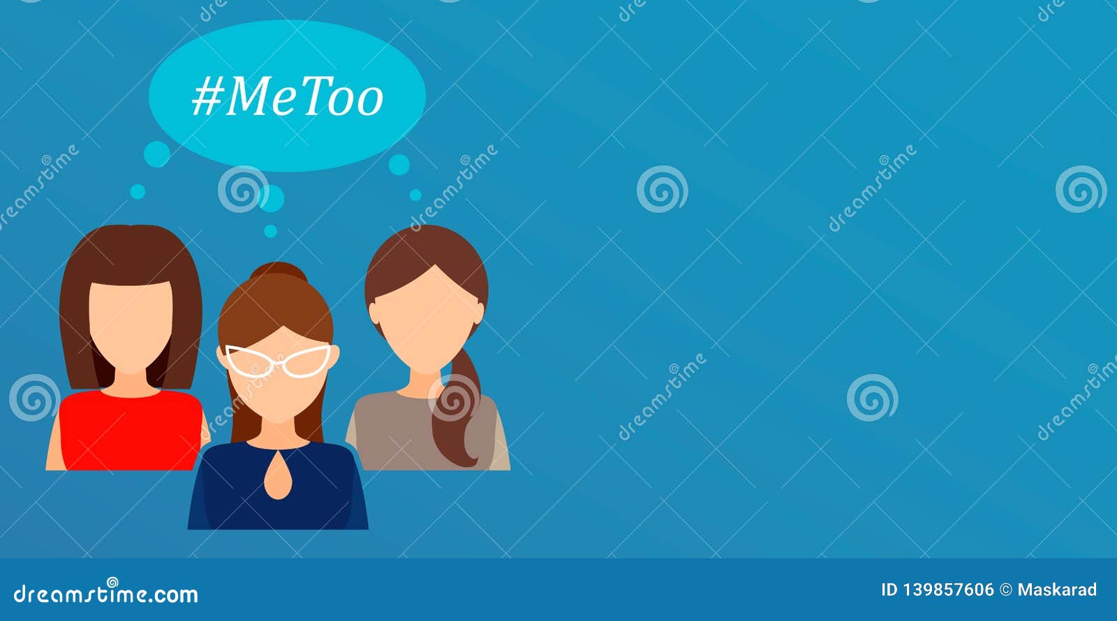 Me Too Women`s Movement Against Sexual Assault And Harassment Vector
