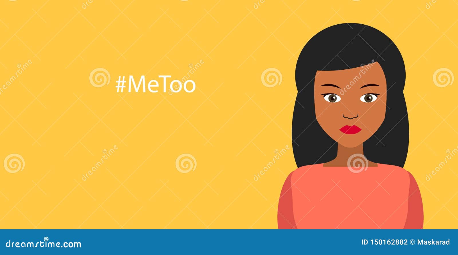 Me Too Women`s Movement Against Sexual Assault And Harassment Vector