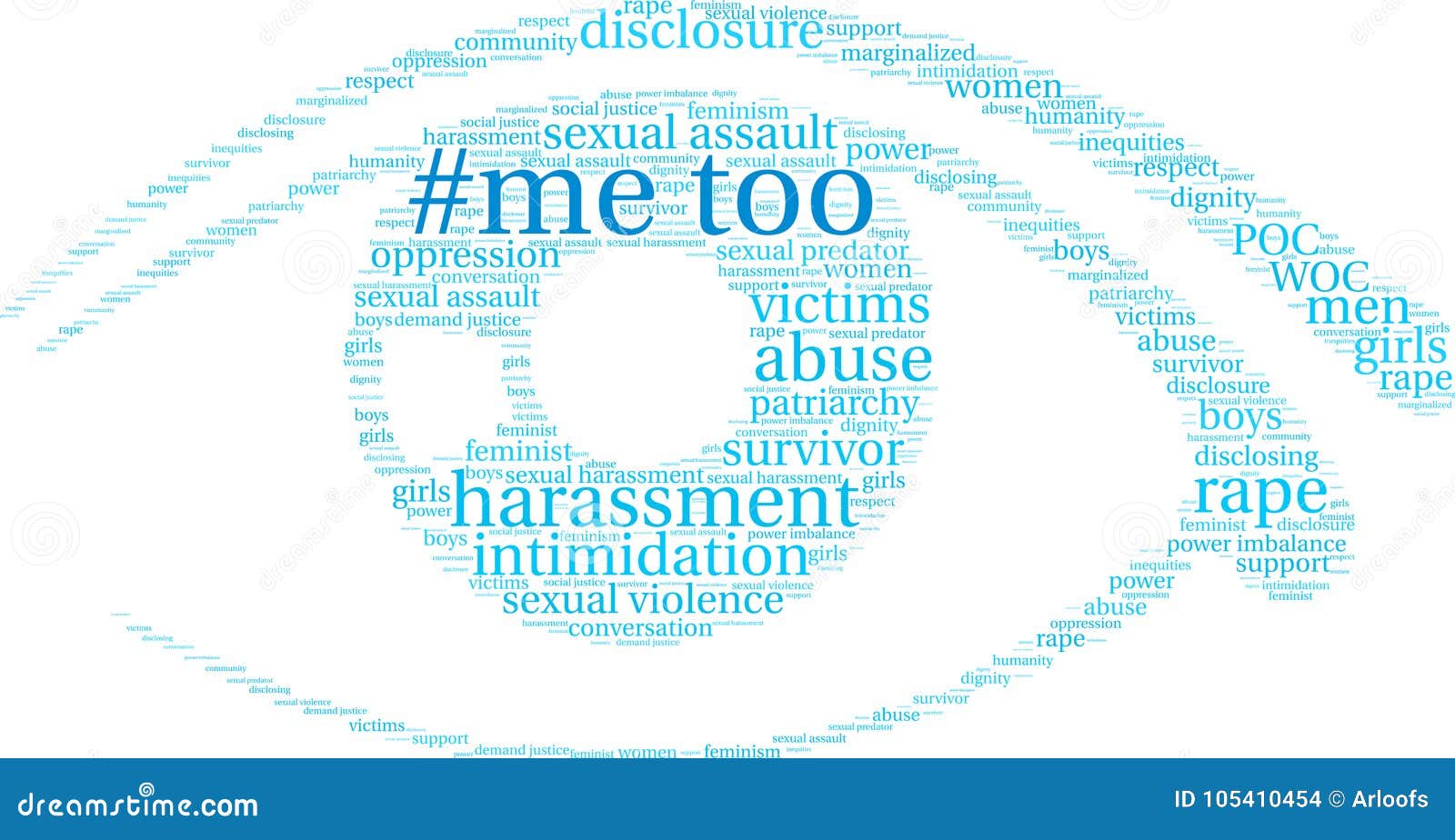 Me Too Word Cloud stock illustration. Illustration of feminism - 105410454