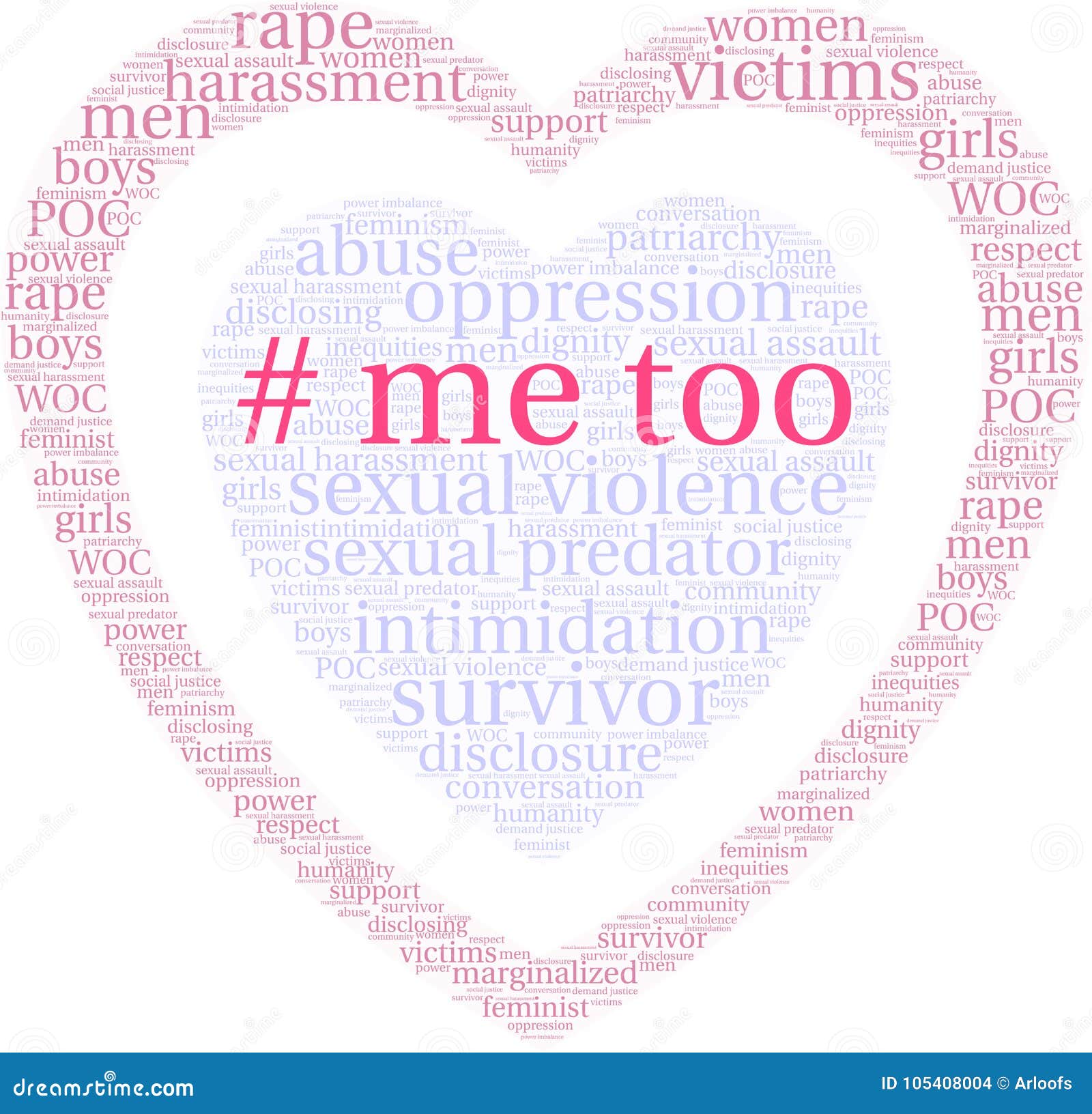 Me Too Word Cloud stock vector. Illustration of sexual - 105408004