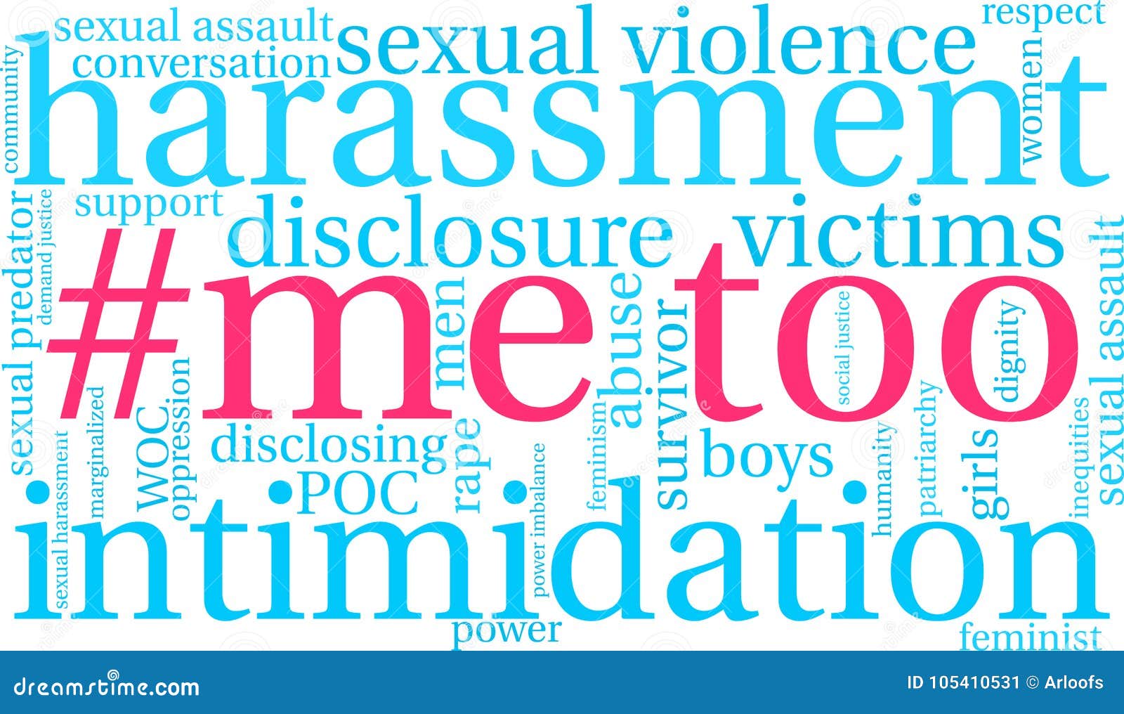 Me Too Word Cloud stock illustration. Illustration of disclosing ...